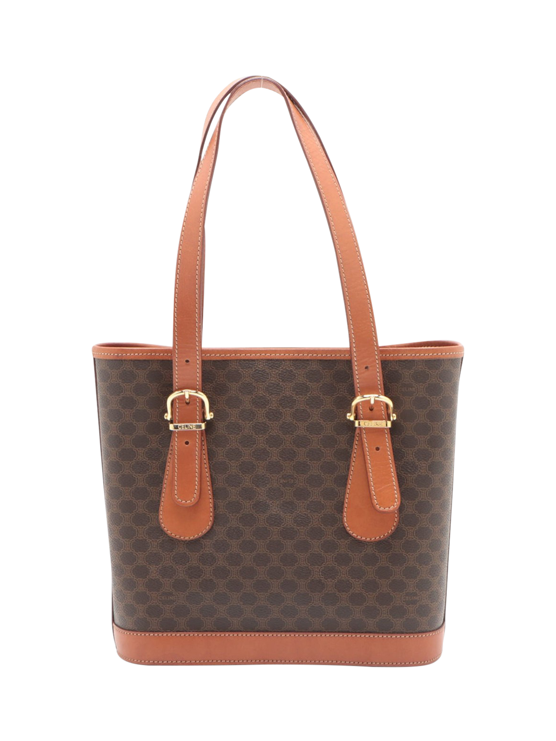 Pre loved CELINE Macadam Bucket Bag Brown