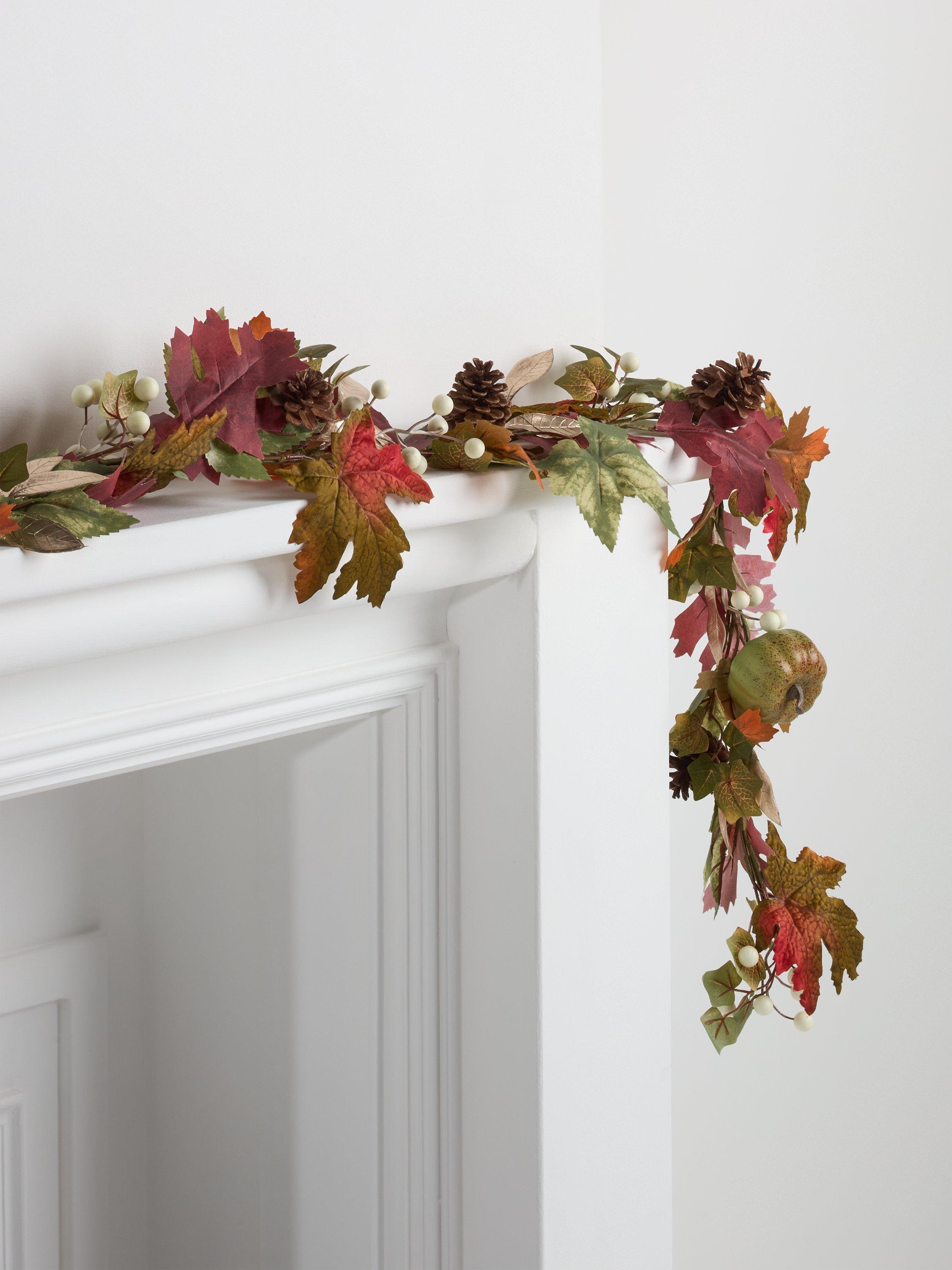 John Lewis Green Pumpkin Garland, L180cm