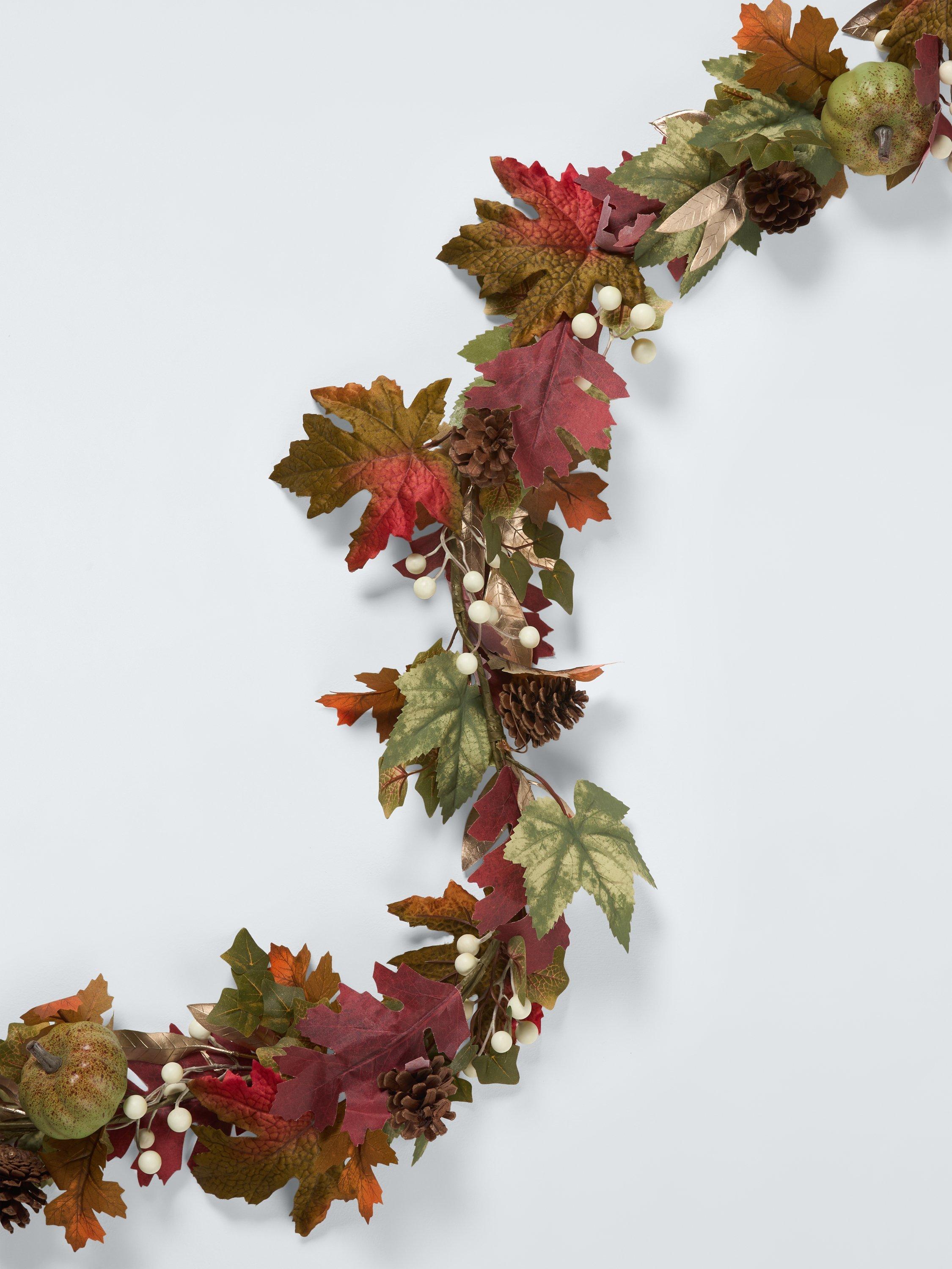 John Lewis Green Pumpkin Garland, L180cm