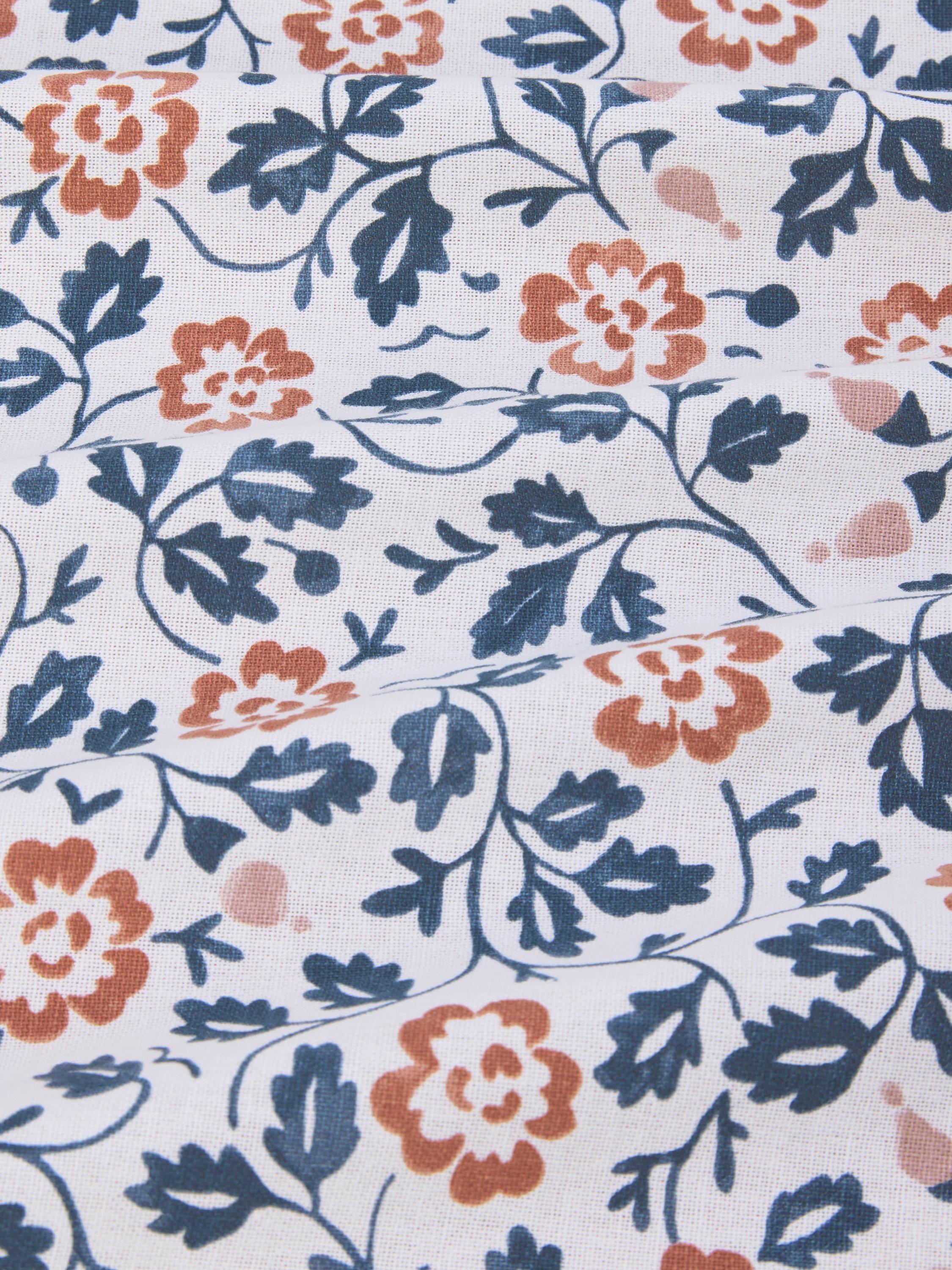 John Lewis Farmhouse Floral Print Cotton Tablecloth, 250 x 160cm, Multi