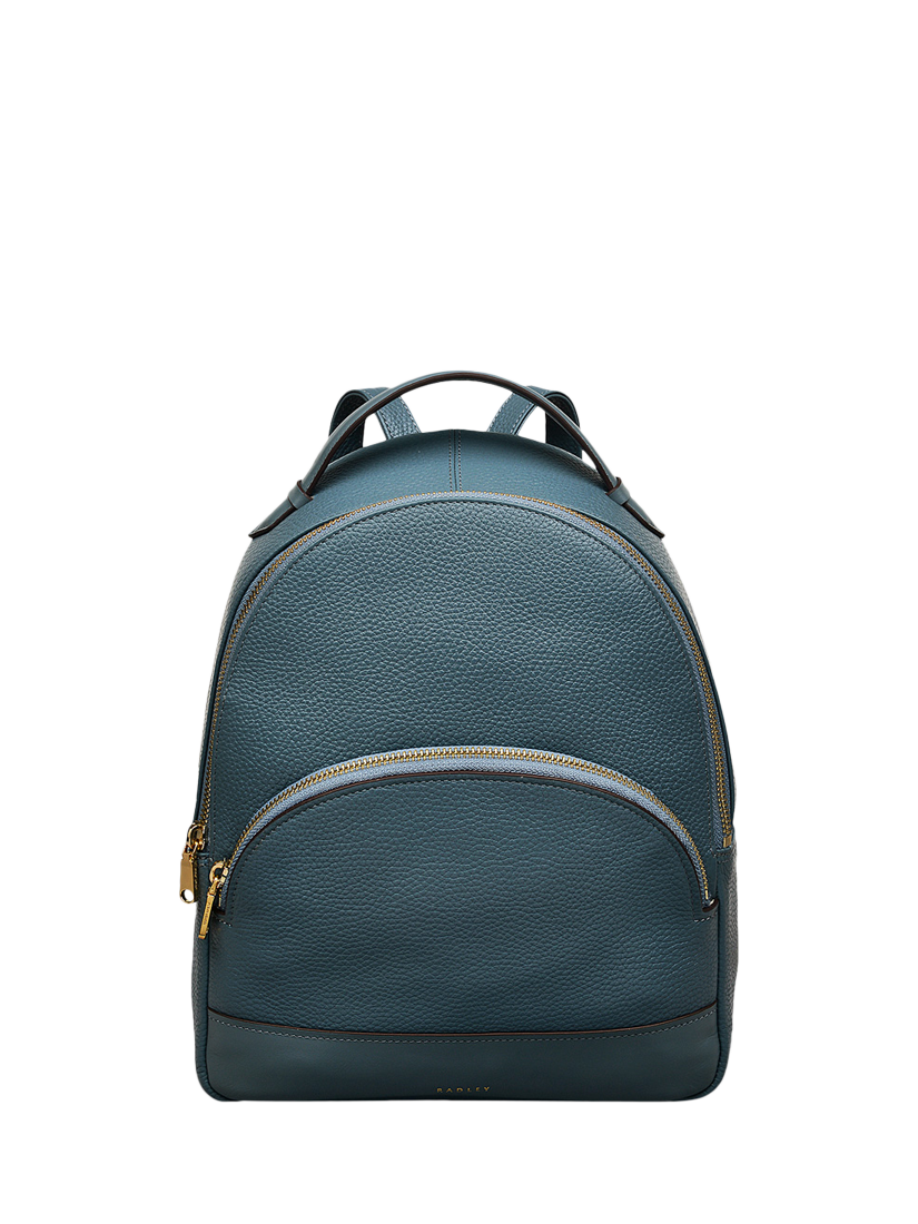 Radley Dallington Leather Medium Zip Around Backpack, Uniform