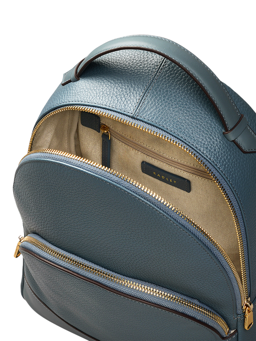 Radley Dallington Leather Medium Zip Around Backpack, Uniform