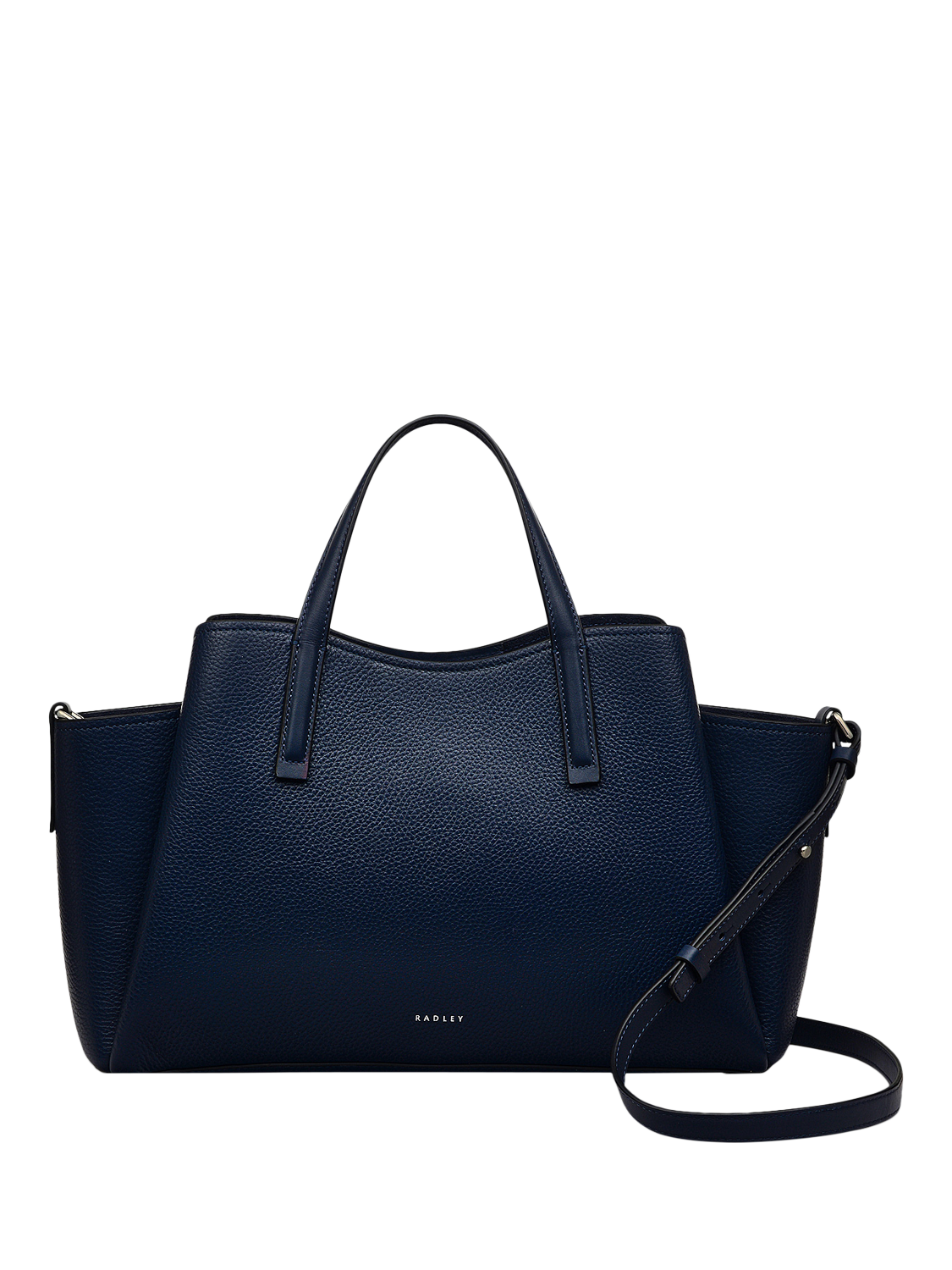 Radley Blake Gardens Leather Large Zip Top Grab Bag, Ink