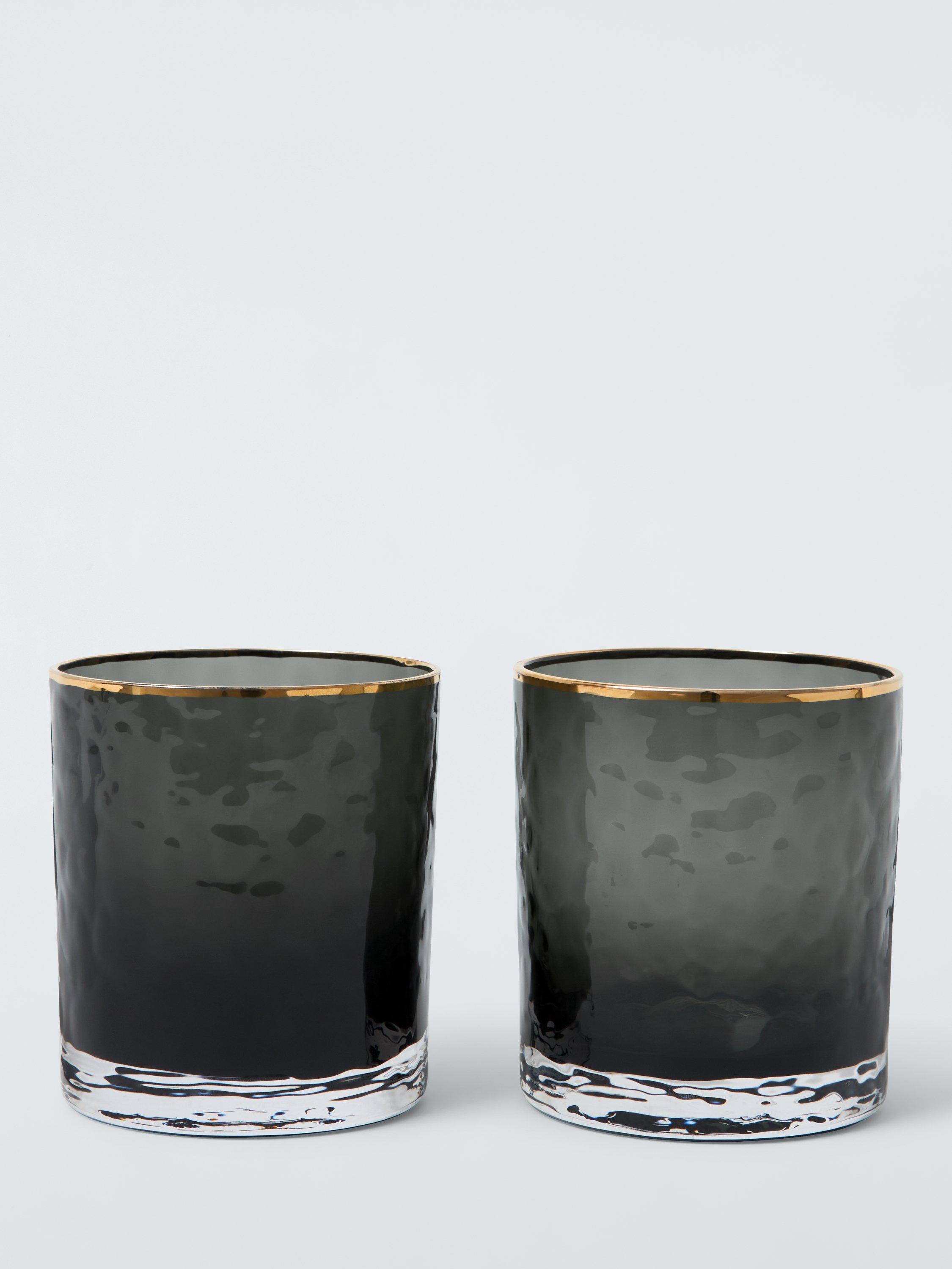 John Lewis Glass 1L Decanter & 2 Double Old Fashioned 375ml Tumblers ...