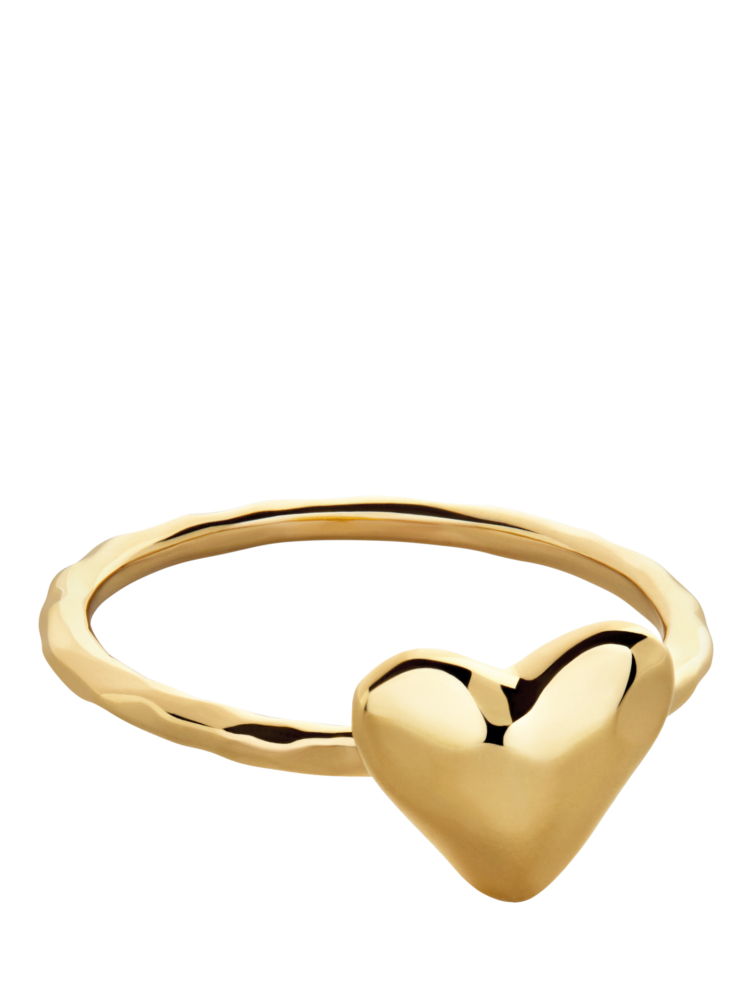 Monica Vinader Heart Stacking Ring, Gold