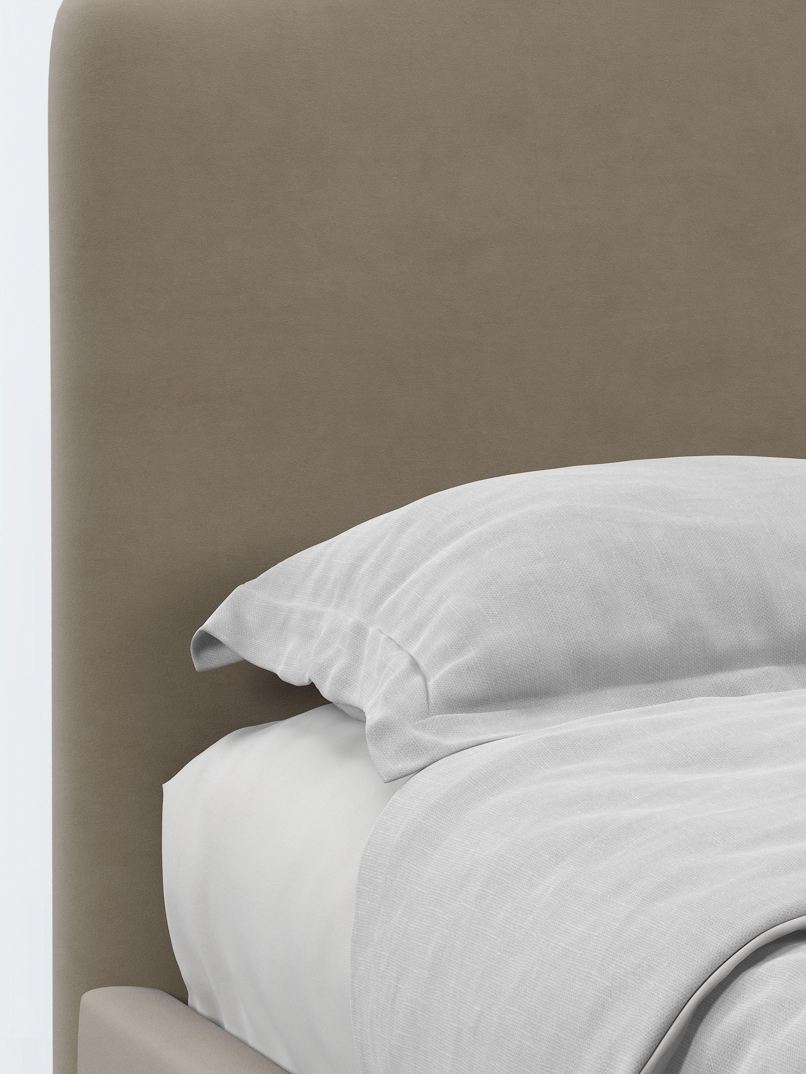John Lewis Alice Drawer End Upholstered Bed Frame, King Size, Matte ...