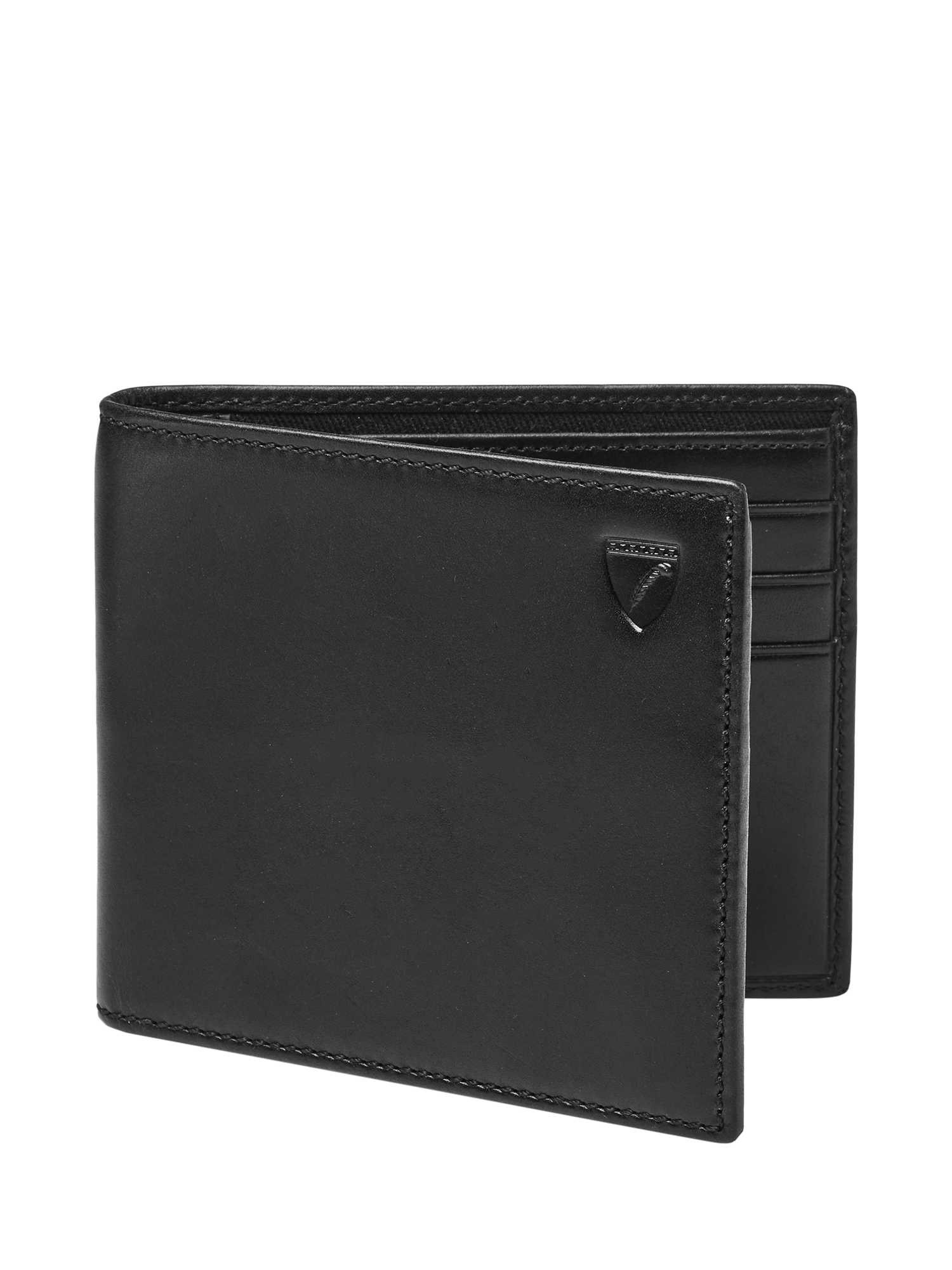 Aspinal of London Billfold RFID Leather Wallet, Black