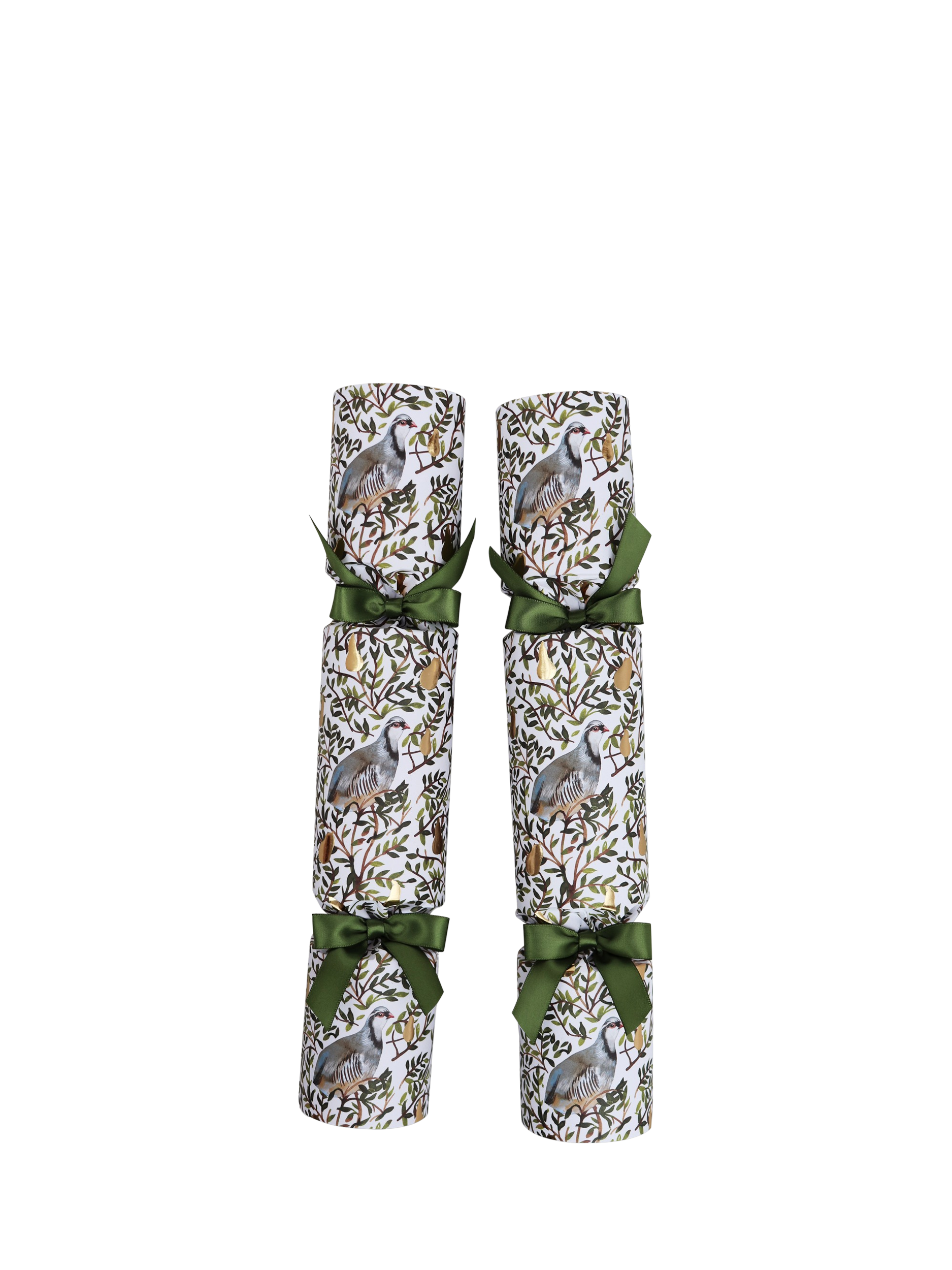 Nancy & Betty Partridge Luxury Christmas Crackers, Pack of 6