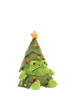 Jellycat Ricky Rain Frog Christmas Tree Soft Toy
