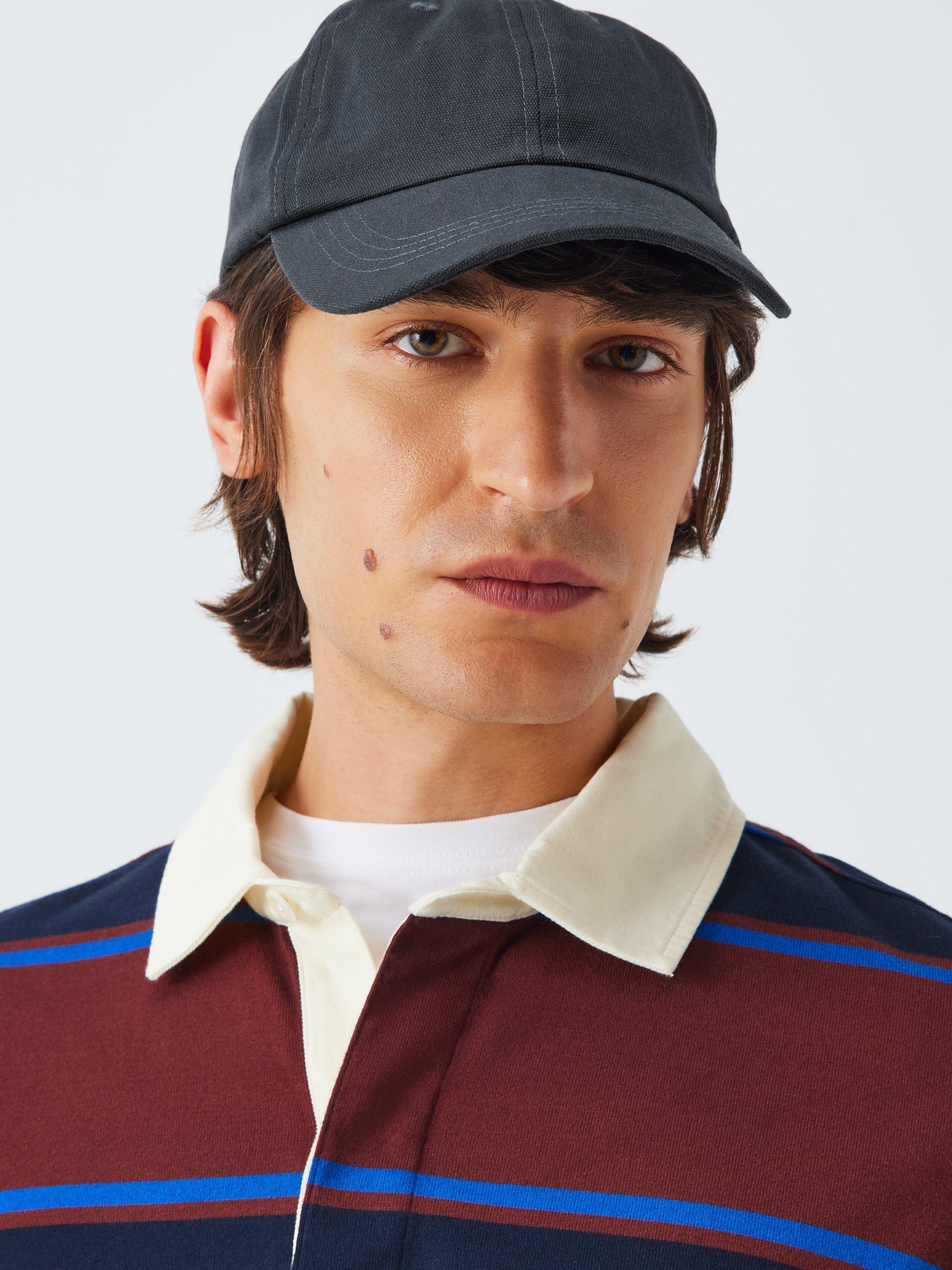 John Lewis Cotton Baseball Cap, Navy