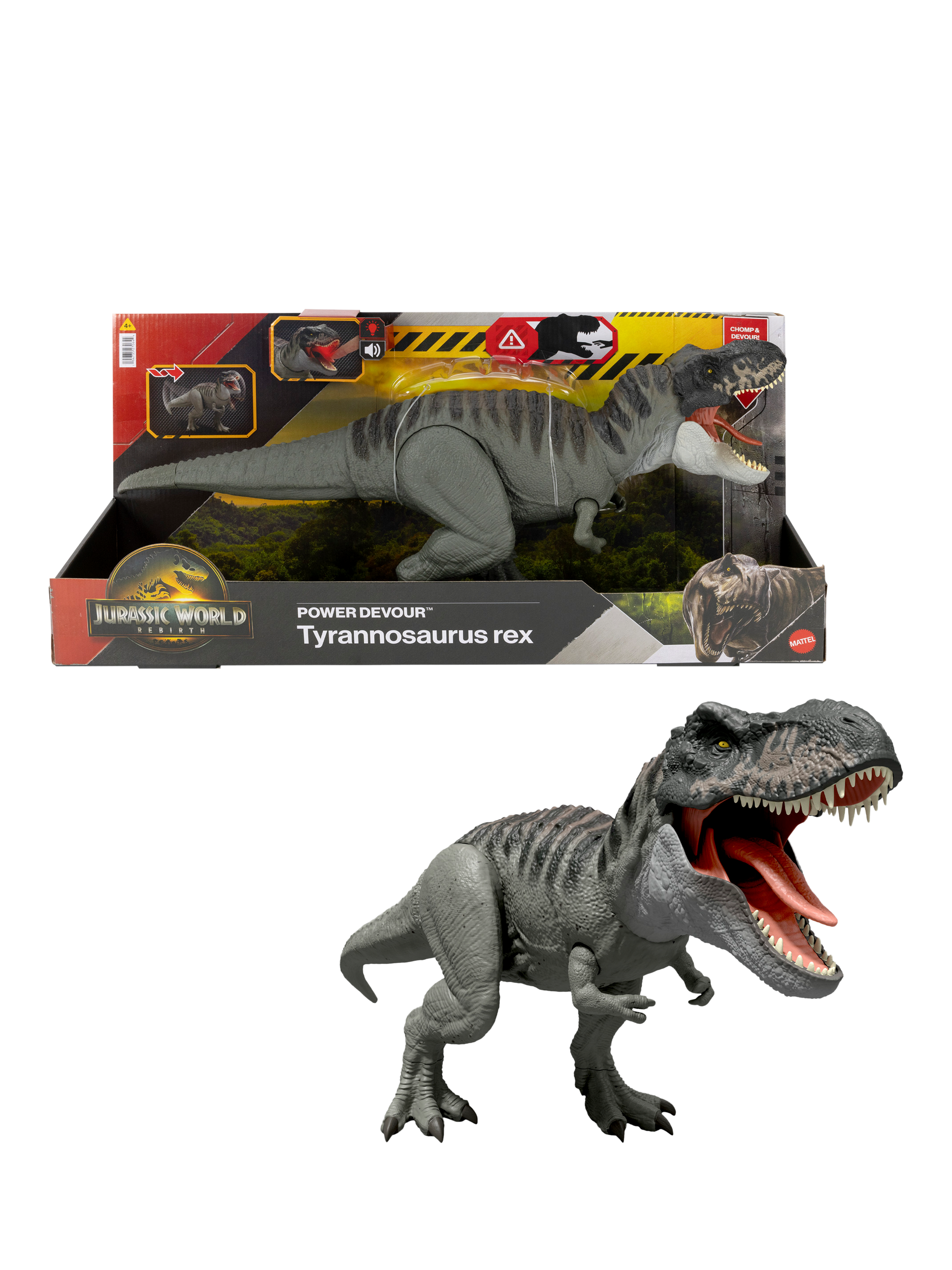 Jurassic Park Rebirth Power Devour Tyrannosaurus Rex Dinosaur Action Figure
