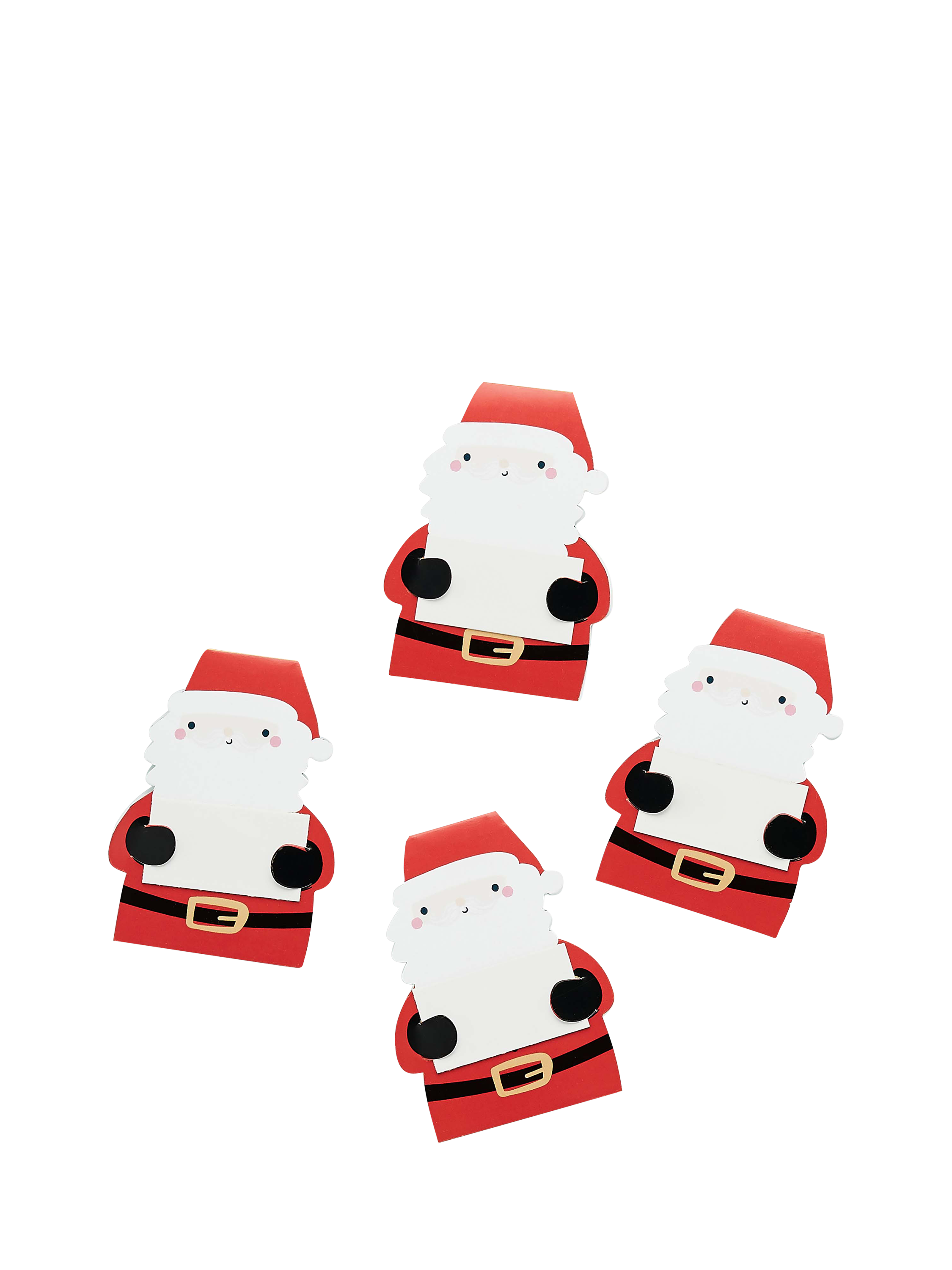 Hootyballoo Santa Place Cards, Pack of 10