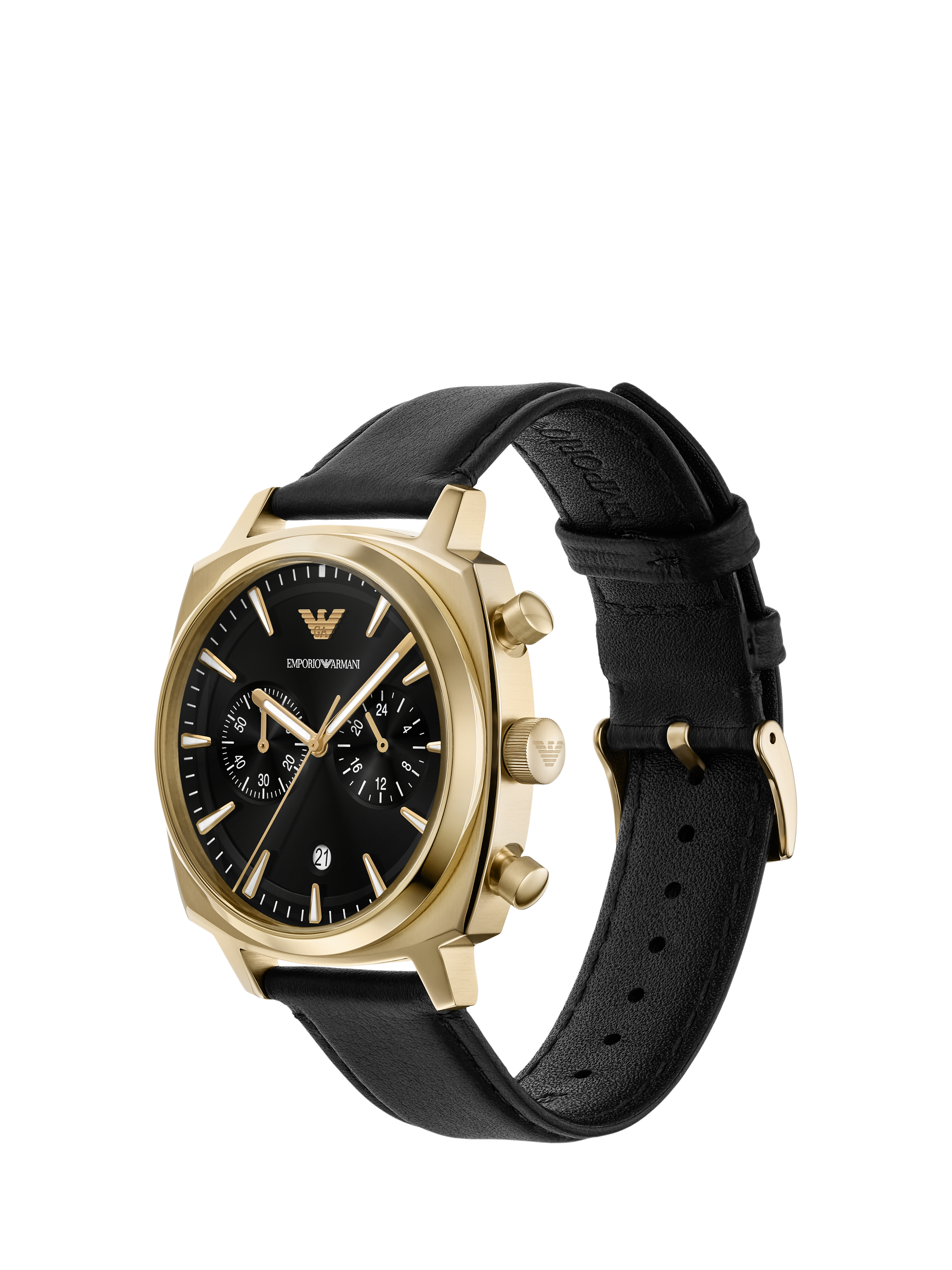 Emporio Armani AR11690 Men's Chronograph Watch, Black