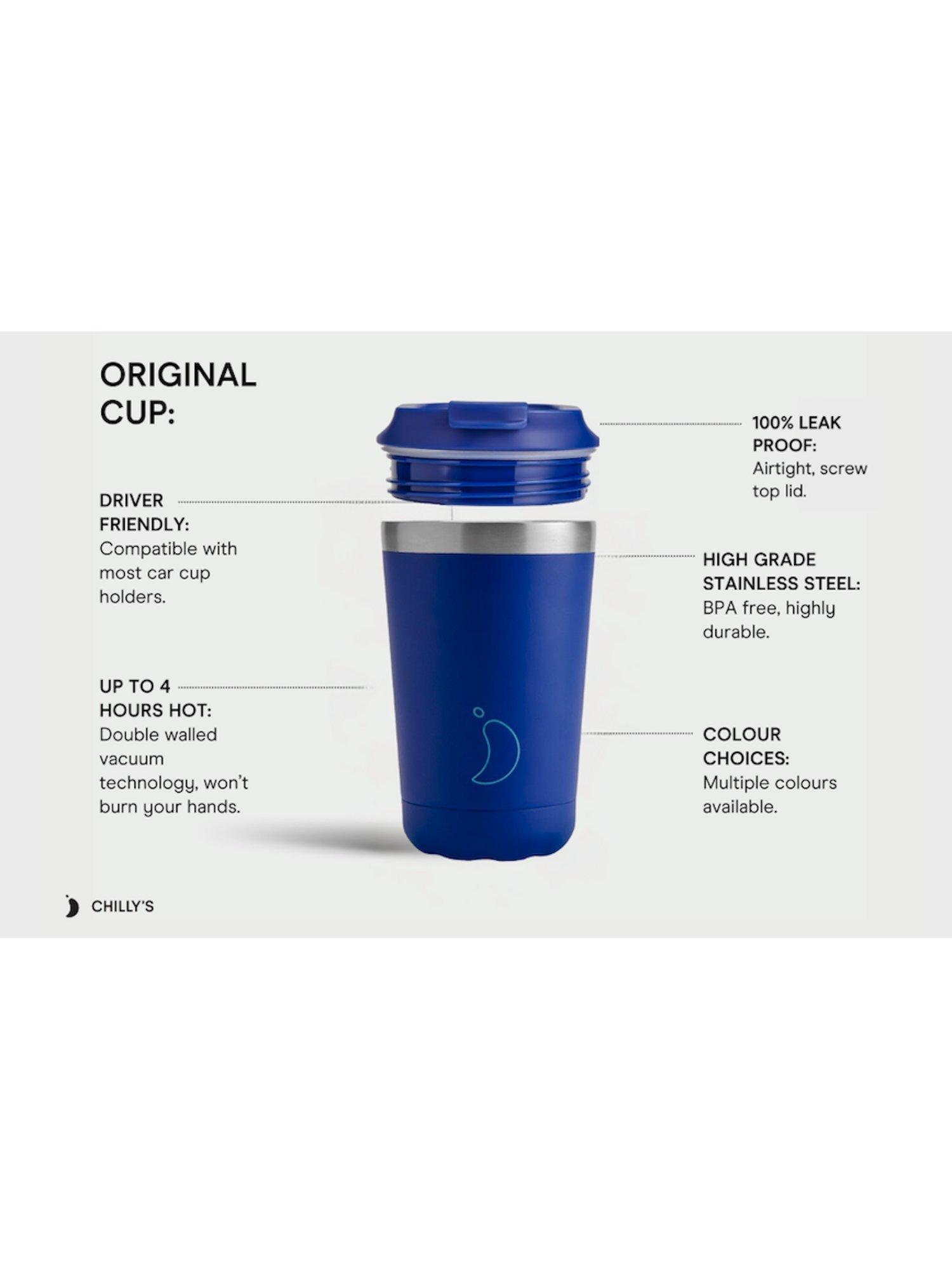 Chilly's Series 2 Double Wall Insulated Travel Coffee Cup, 340ml ...