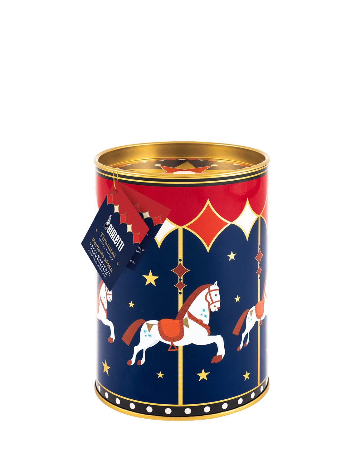 Bialetti Joyful Memories Tiramisu Ground Coffee Tin, 250g