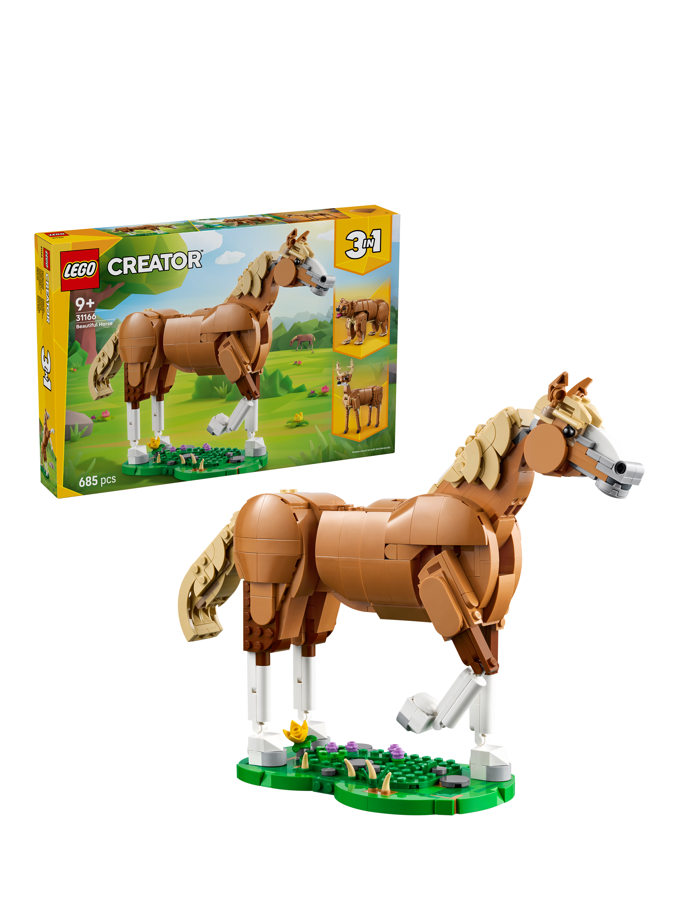 LEGO Creator 31166 3-in-1 Beautiful Horse Set