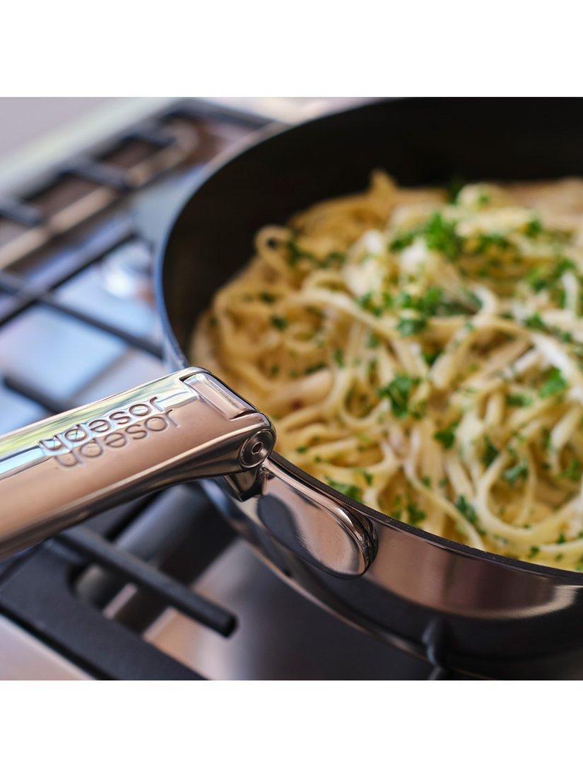 Joseph Joseph Space Folding Handle 3-Ply Stainless Steel Non-Stick ...