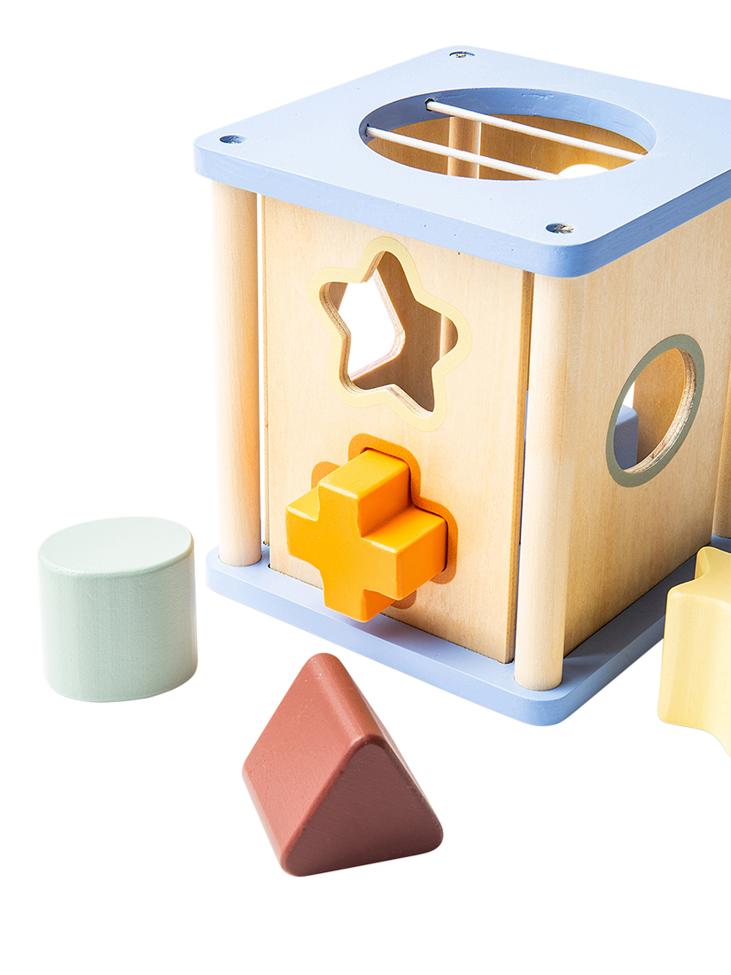 John Lewis Wooden Shape Sorter, FSC-Certified (Plywood & Birch Wood)