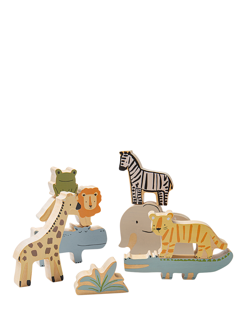 John Lewis Wooden Stacking Animals, FSC-Certified (Birch Wood)