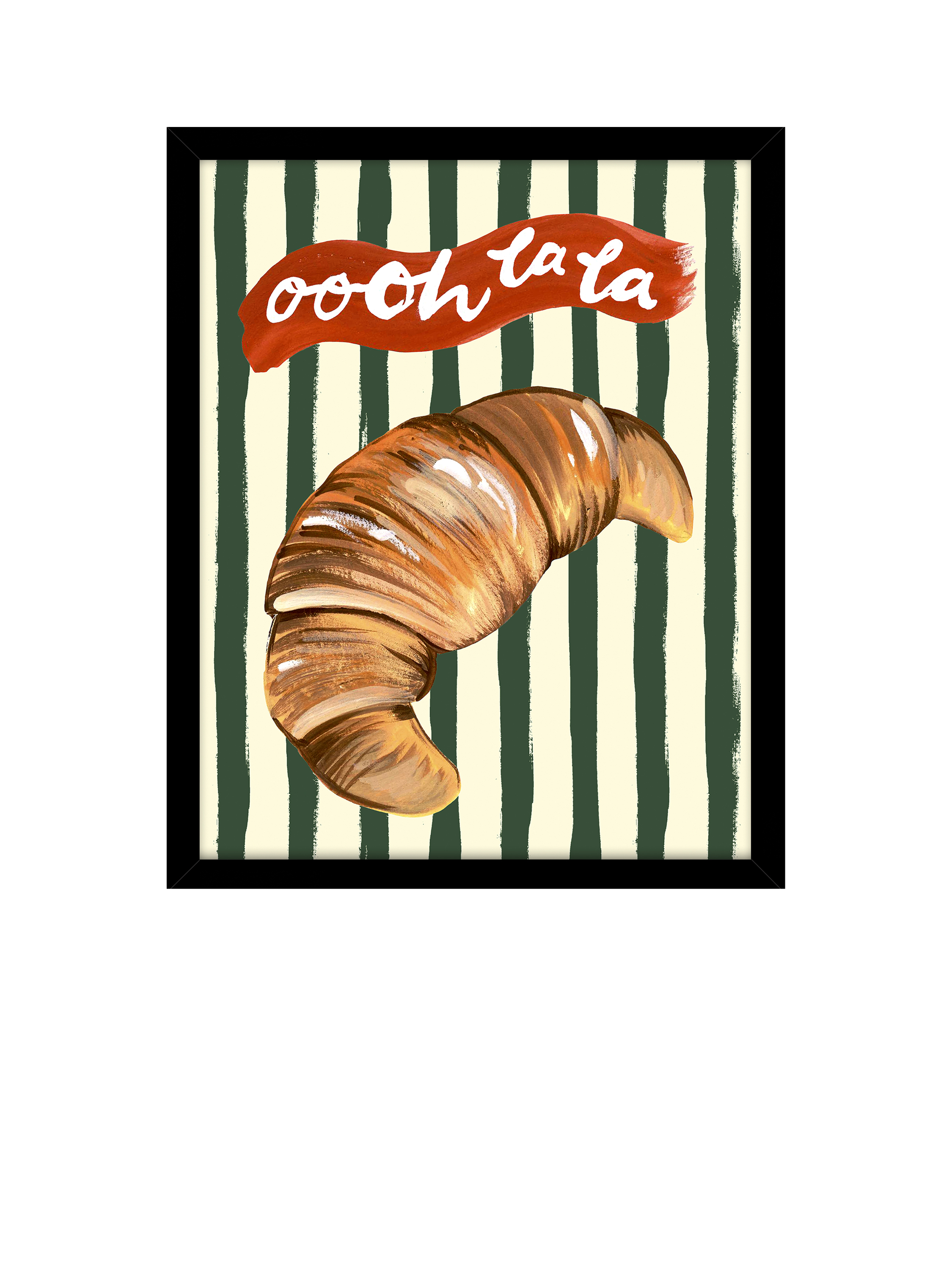 John Lewis Eleanor Bowmer 'Oooh La La' Framed Print, 32 x 26cm, Black/Multi