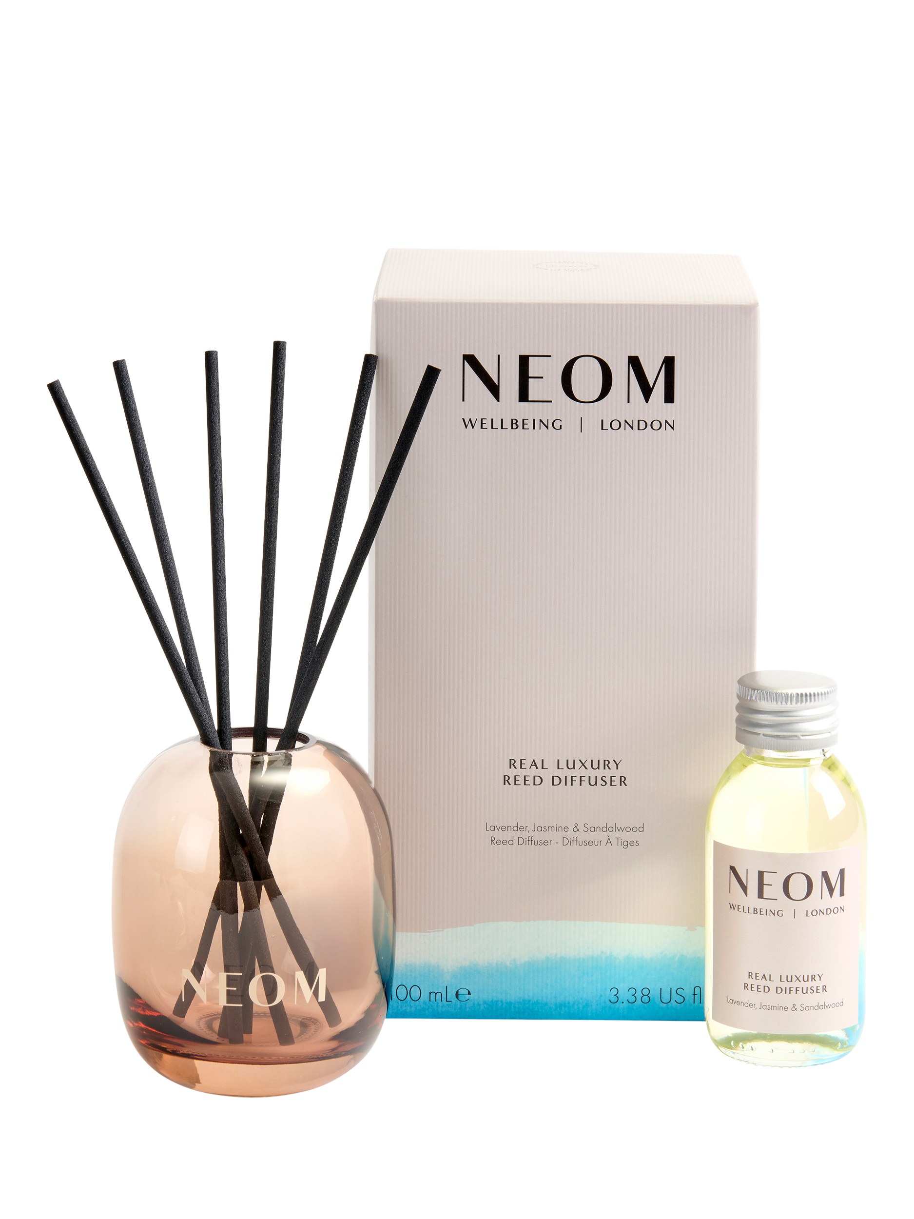 NEOM Wellbeing London Real Luxury Reed Diffuser, 100ml