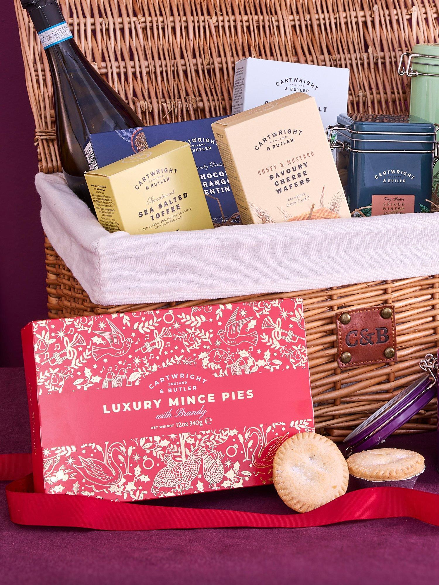 Cartwright & Butler Luxury Christmas Wicker Hamper