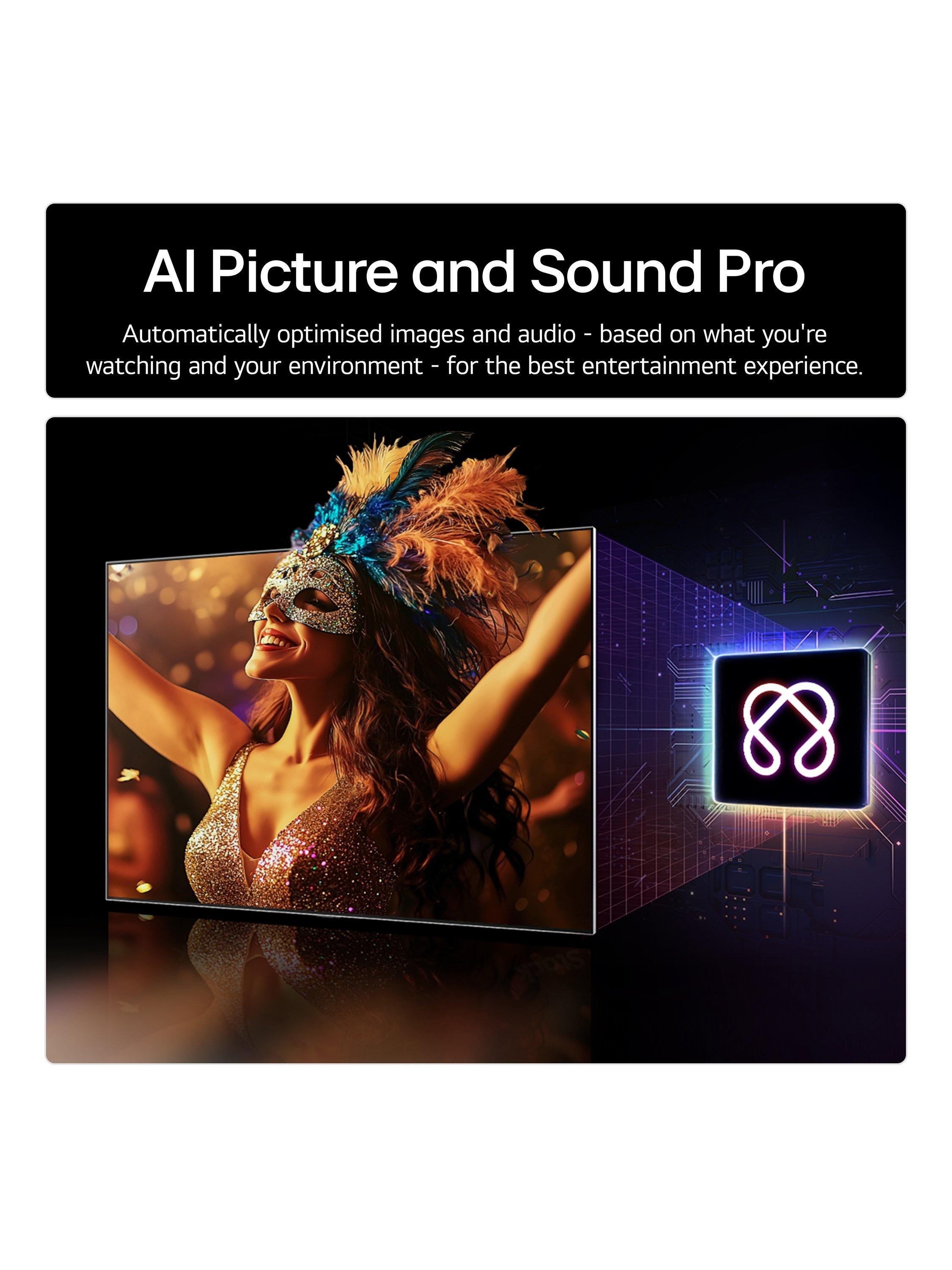 LG OLED65M59LA (2025) OLED HDR 4K Ultra HD Smart TV, 65 inch with Dolby Atmos, One Wall Design ...