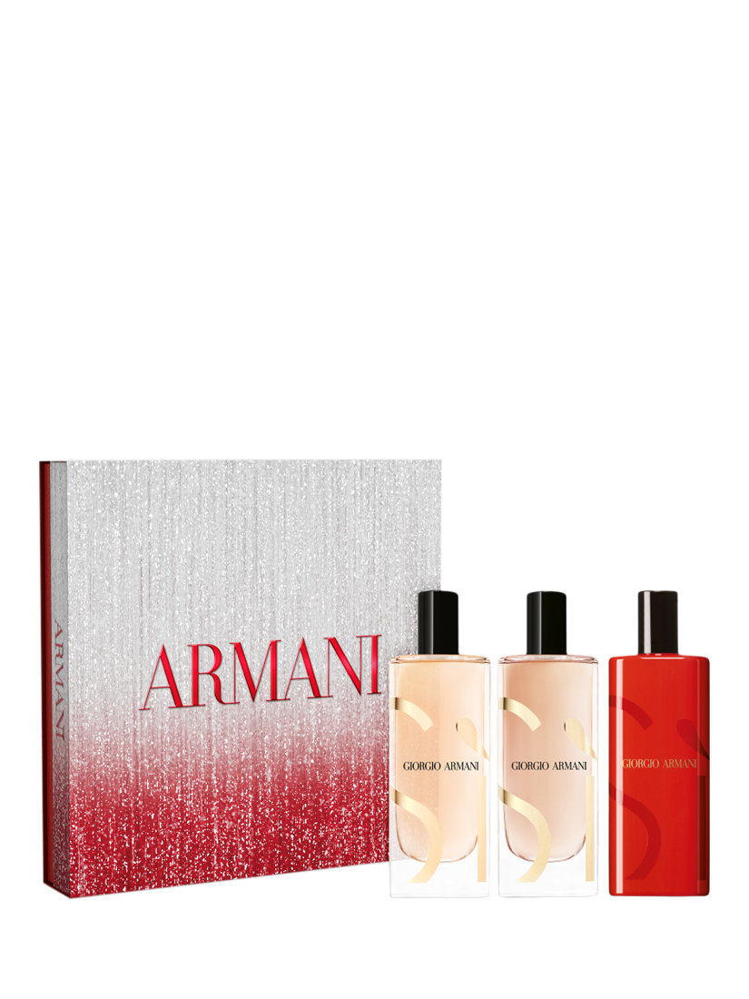 Giorgio Armani Sì Discovery Holiday Fragrance Gift Set, 3 x 15ml