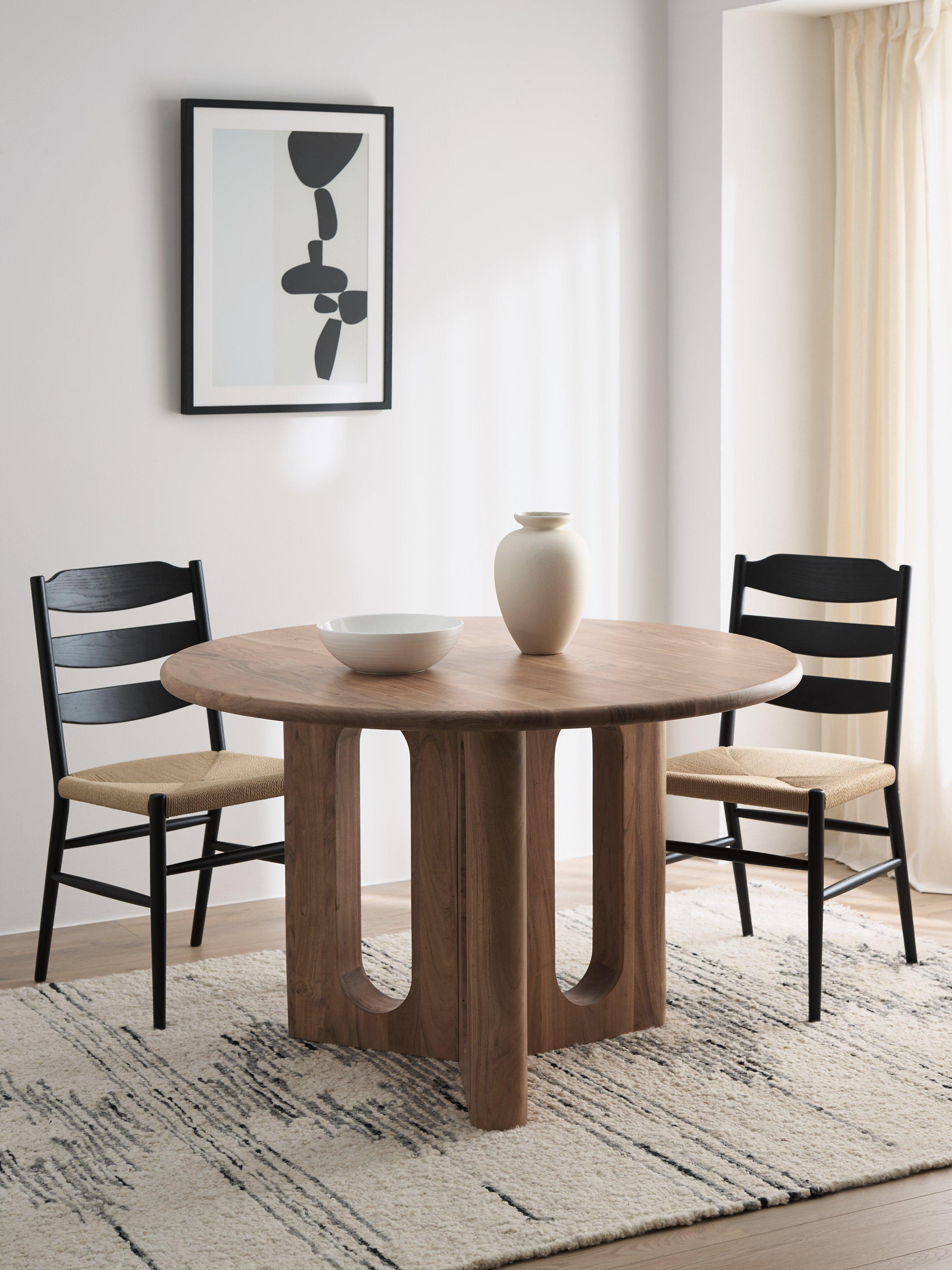 John Lewis Orb Dining Table (FSC-Certified Acacia Wood), Natural