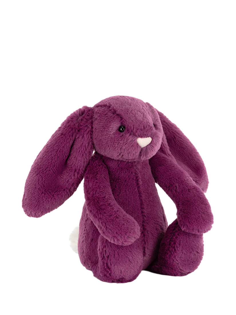 Jellycat Bashful Allium Bunny Soft Toy, Purple