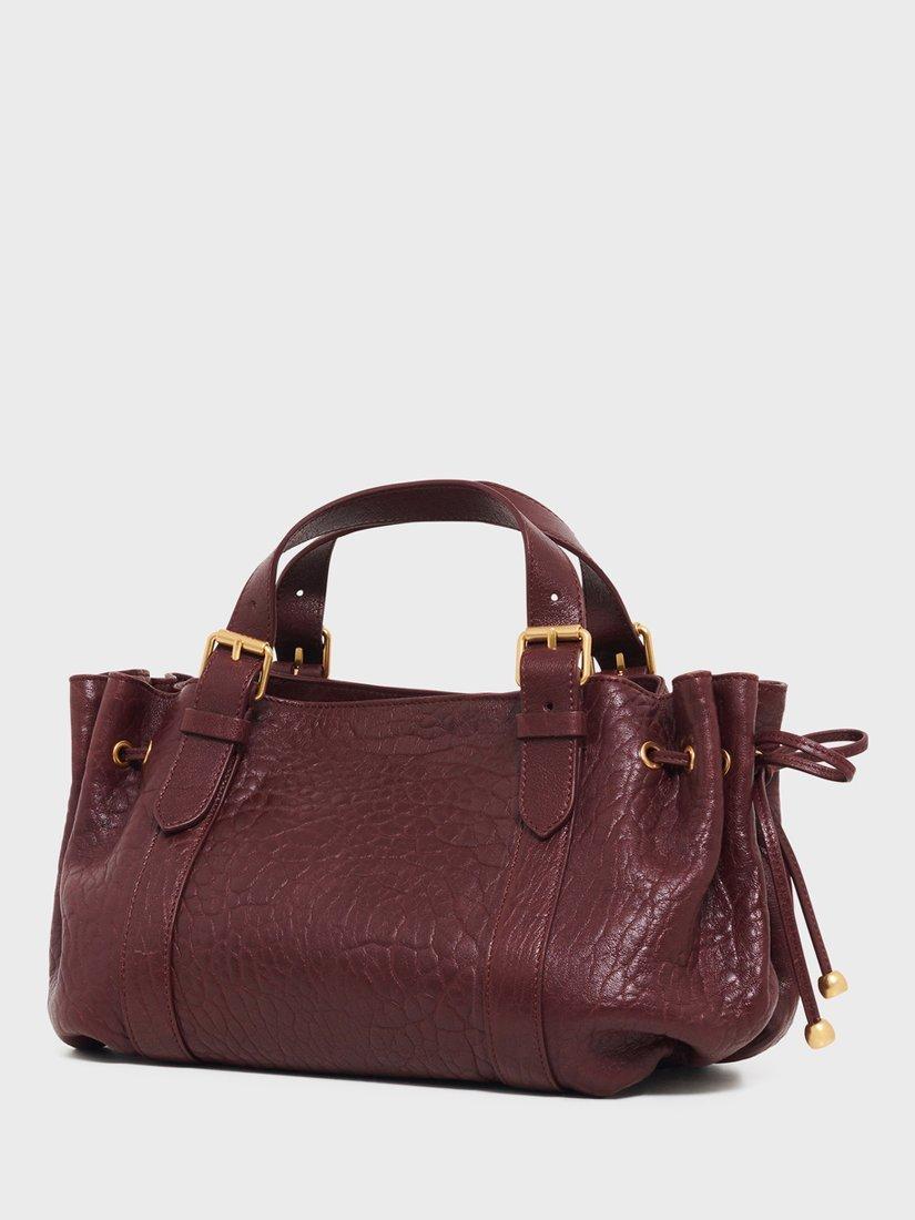 Gerard Darel 18H Leather Bag, Redwine