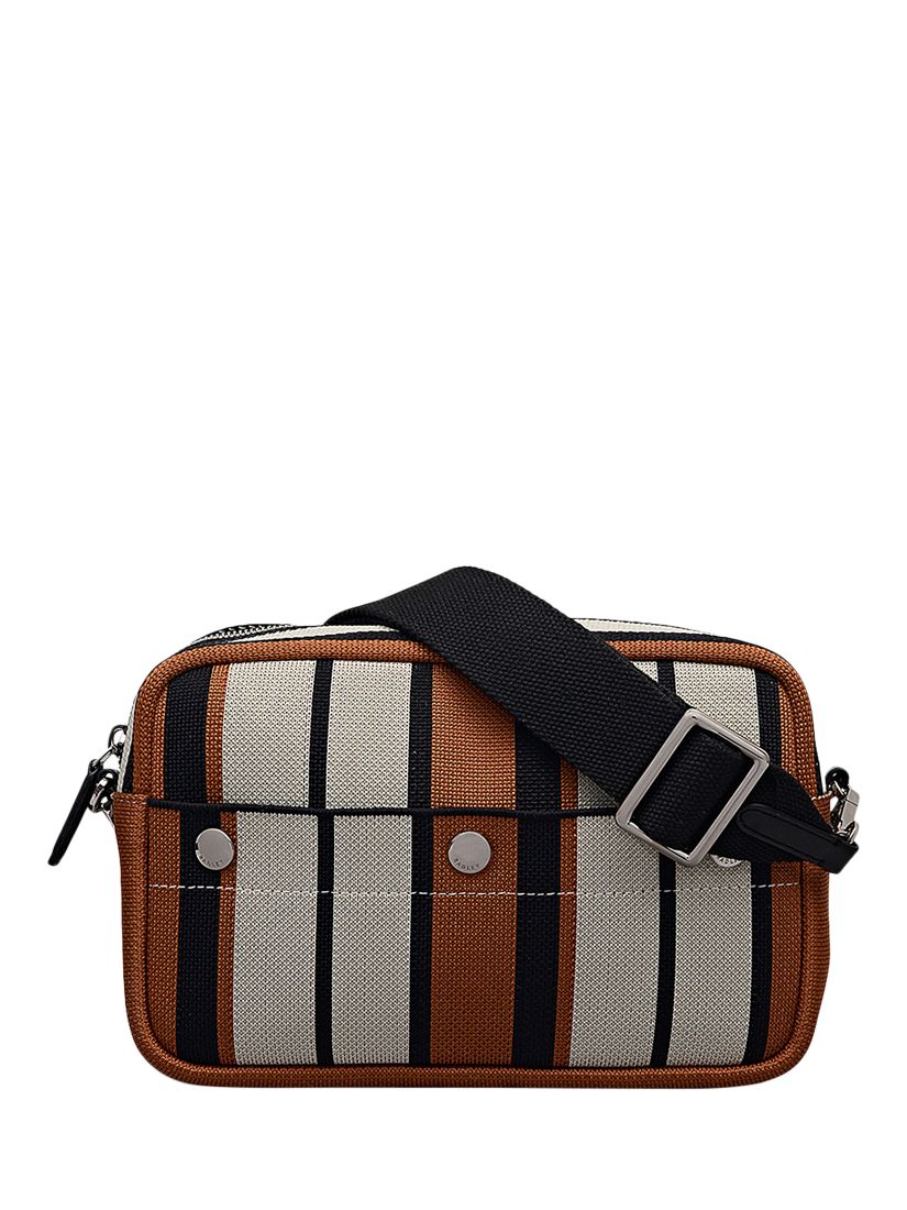 Radley Hadleigh Place Striped Small Crossbody Bag, Snow