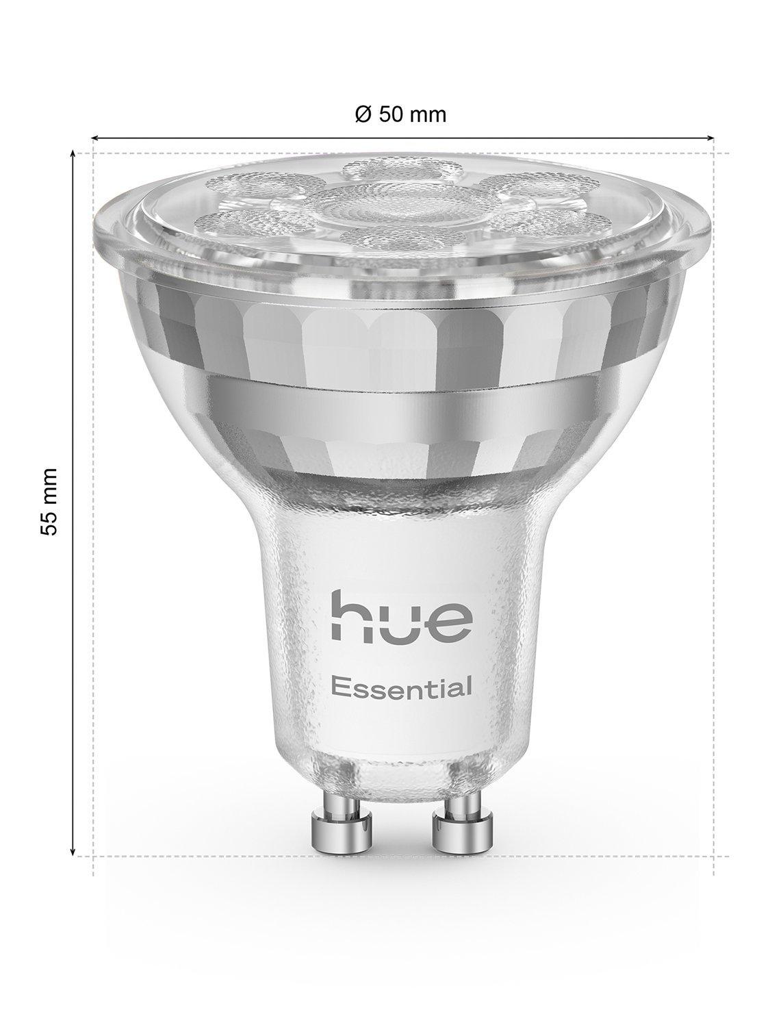 Philips Hue White & Colour Ambiance Essential GU10 4.7W LED Smart Bulb
