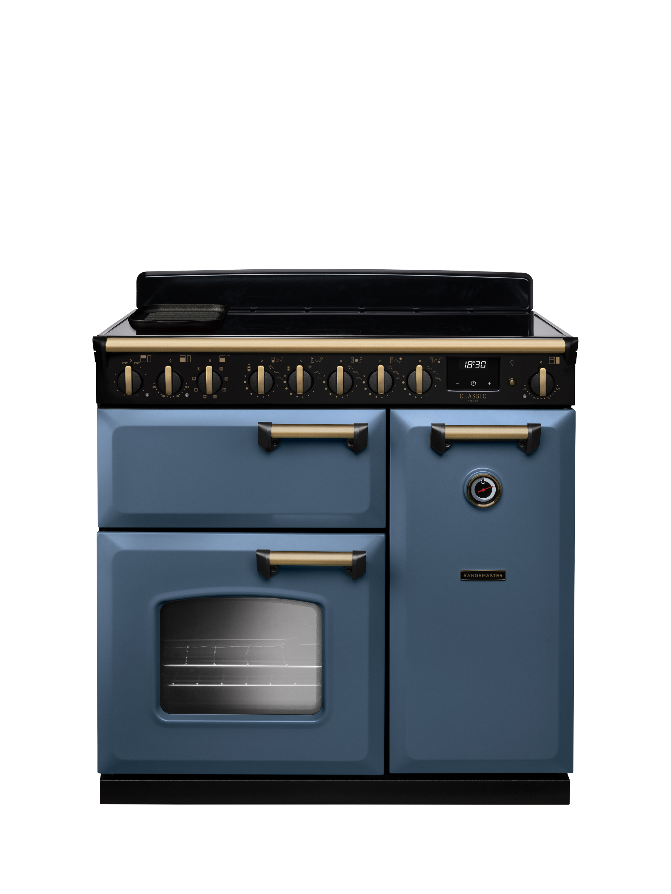 Rangemaster Classic Deluxe CLDL90EIPSTB/AB1 90cm Electric Range Cooker ...