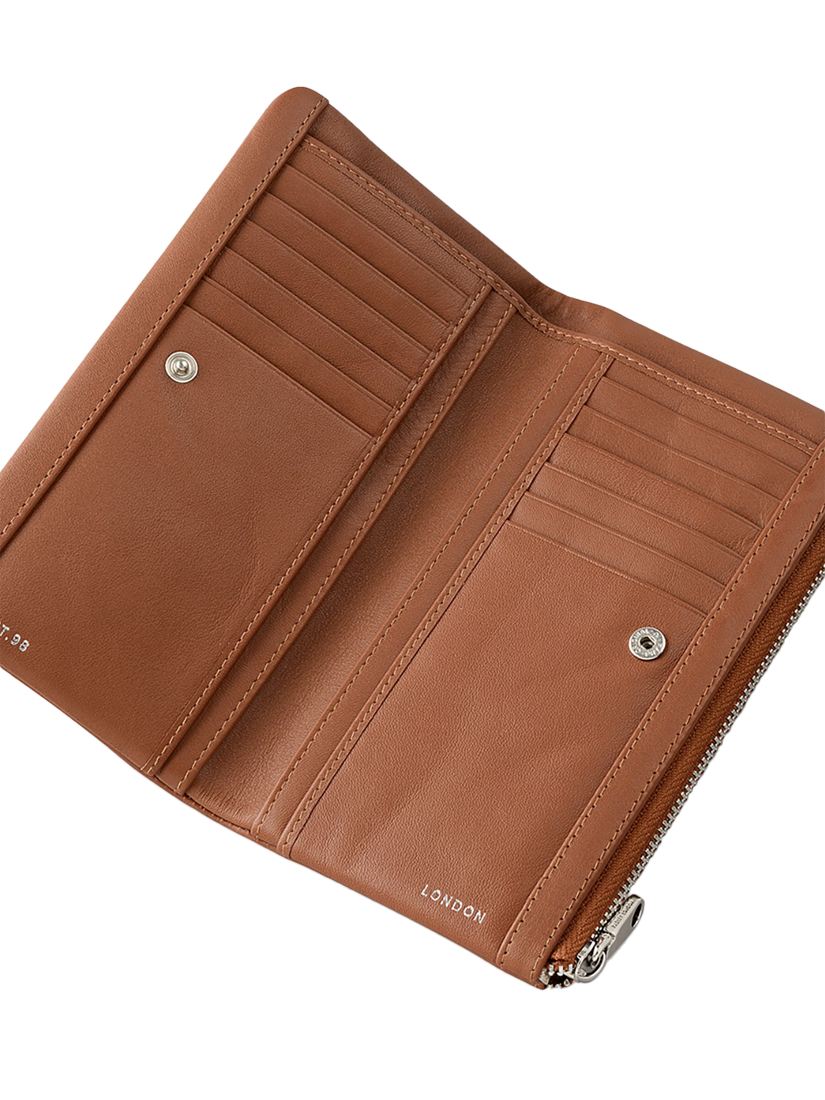 Radley Mallow Street Leather Bifold Purse, Toffee