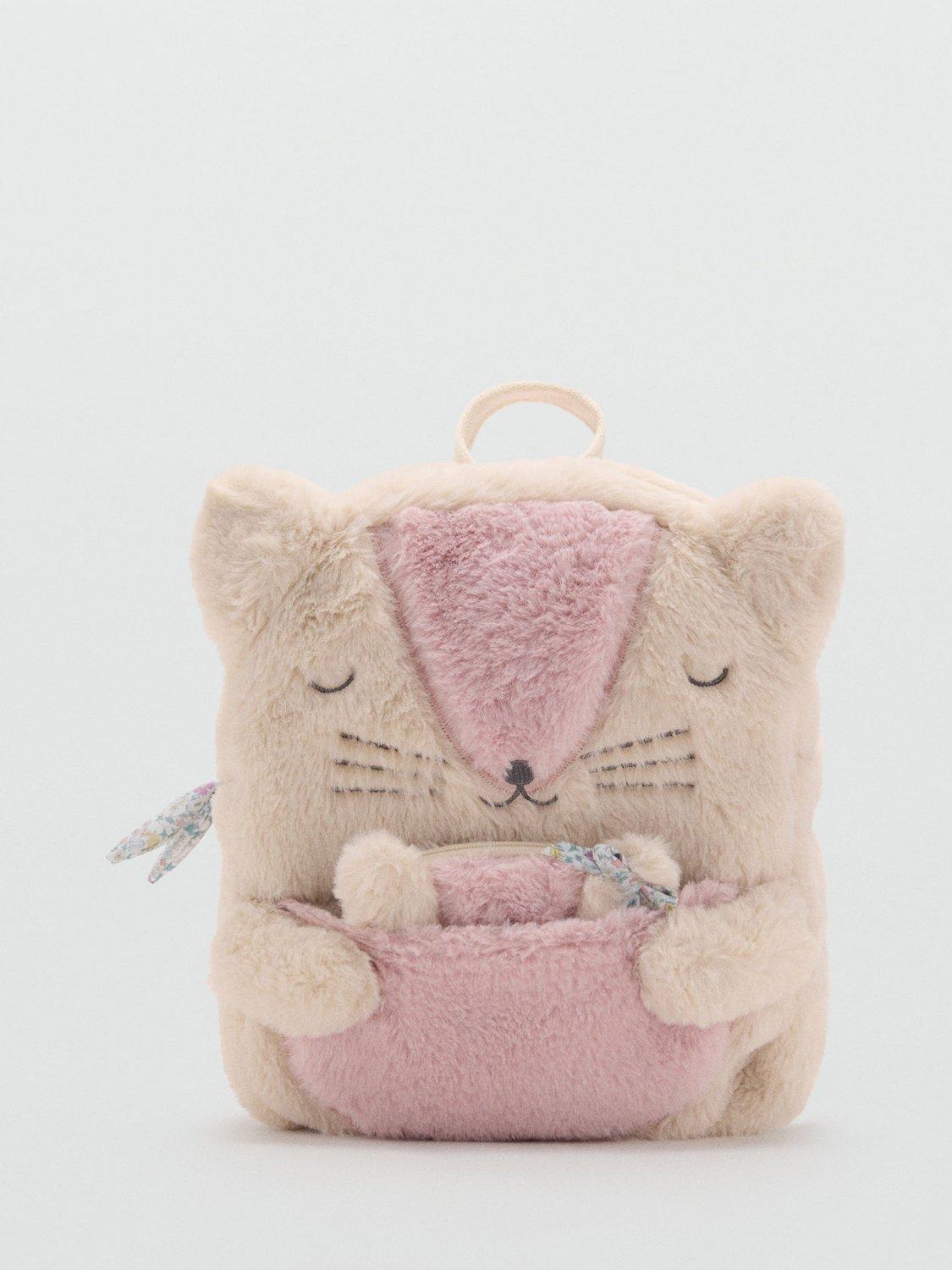 Mango Kitty Design Backpack, Pink