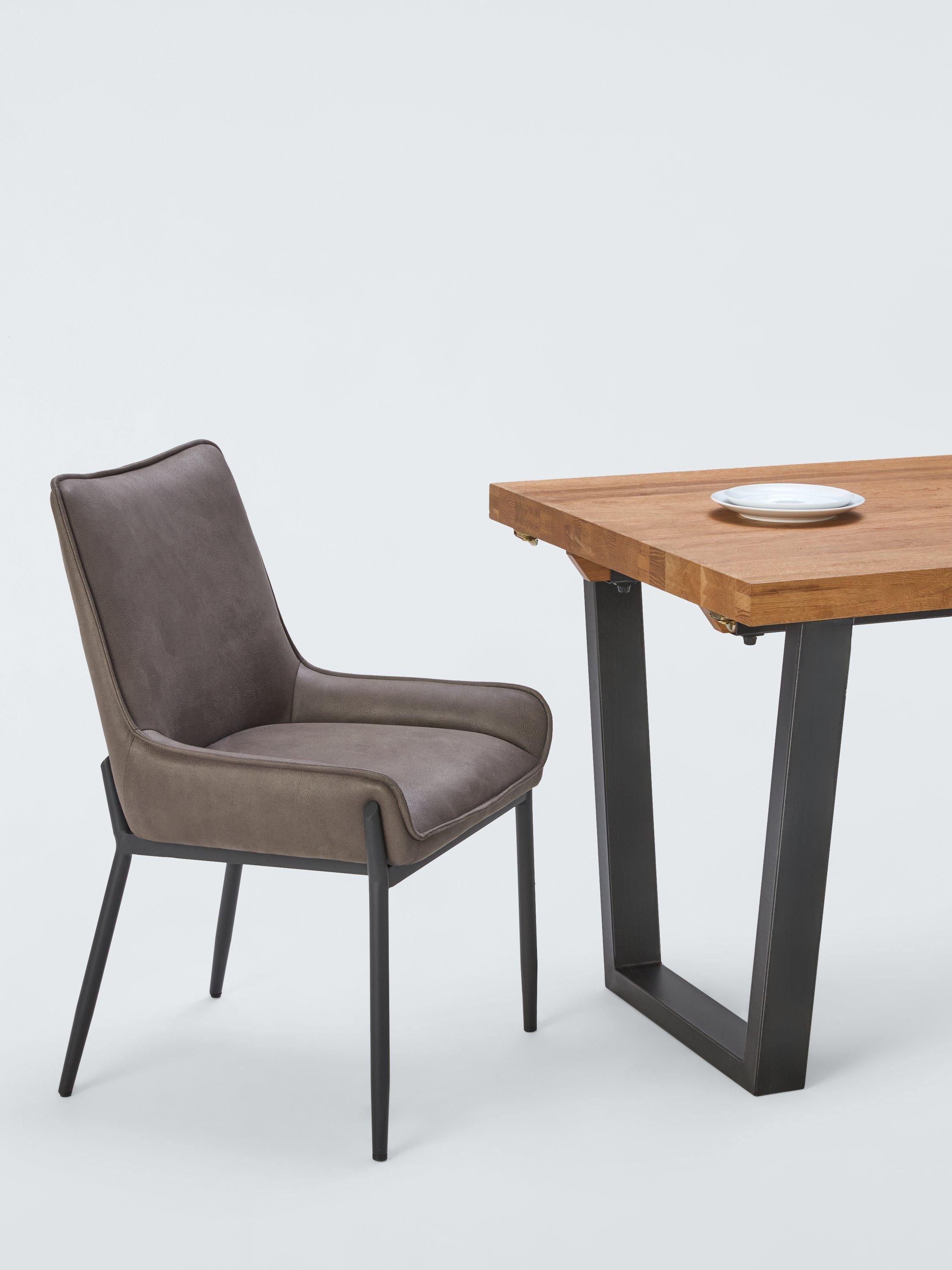 John Lewis Calgary Dining Side Chair, Set of 2, Mocha