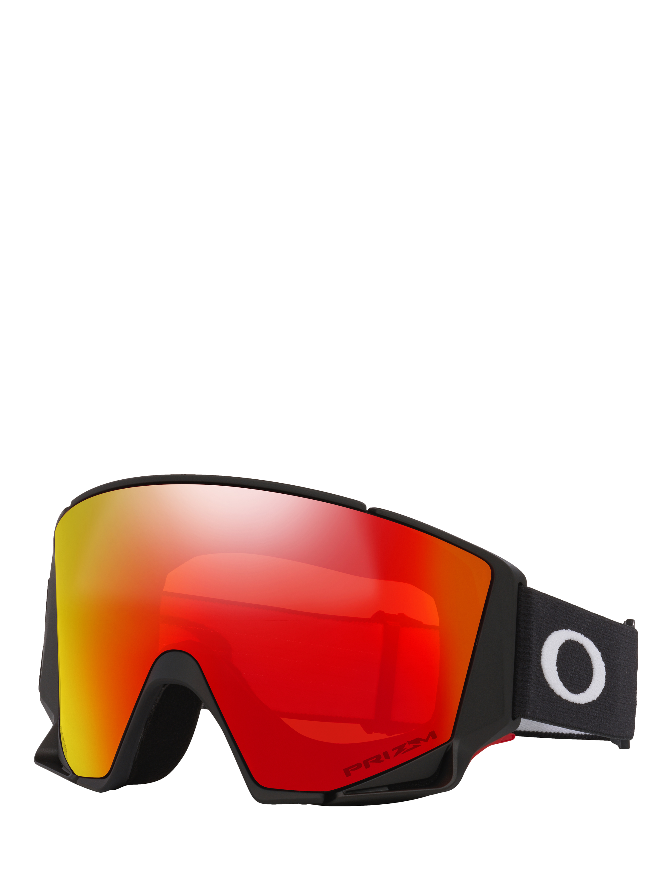 Oakley OO7147 Unisex Wrap Sunglasses, Matte Black/Mirror Red