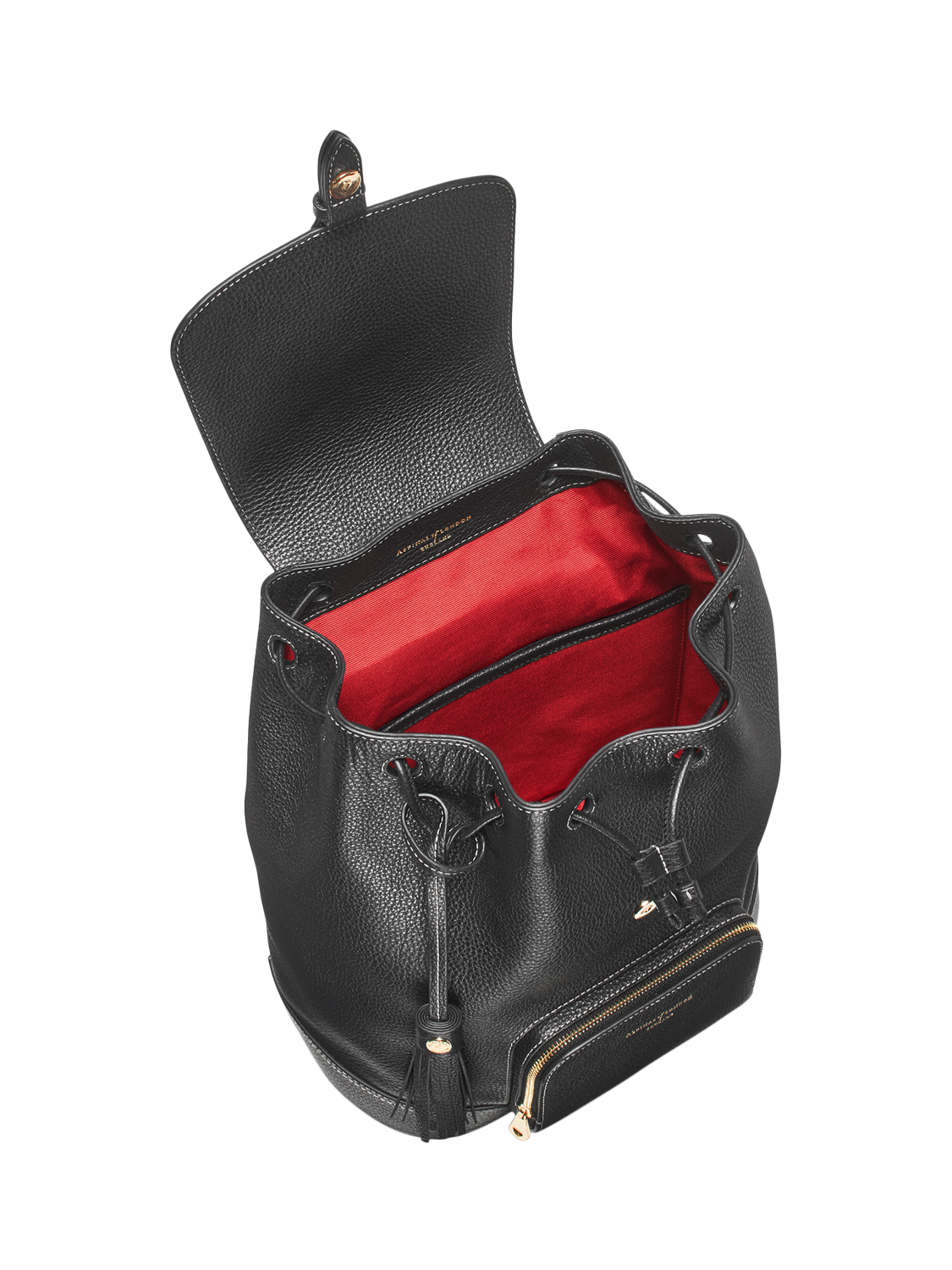 Aspinal of London Hudson Leather Small Backpack