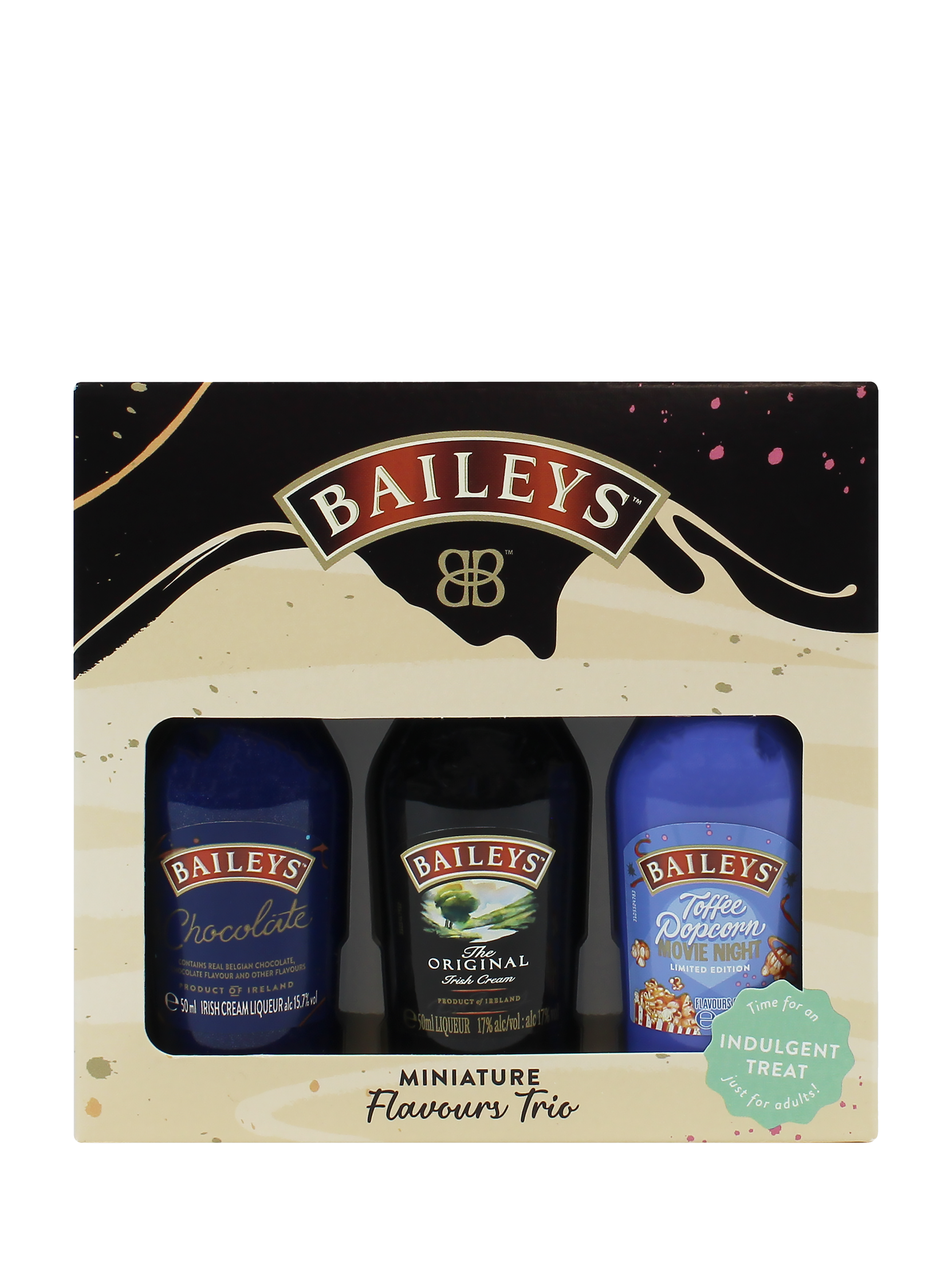 Baileys Miniature Flavours Trio Gift Set, 3x 15cl