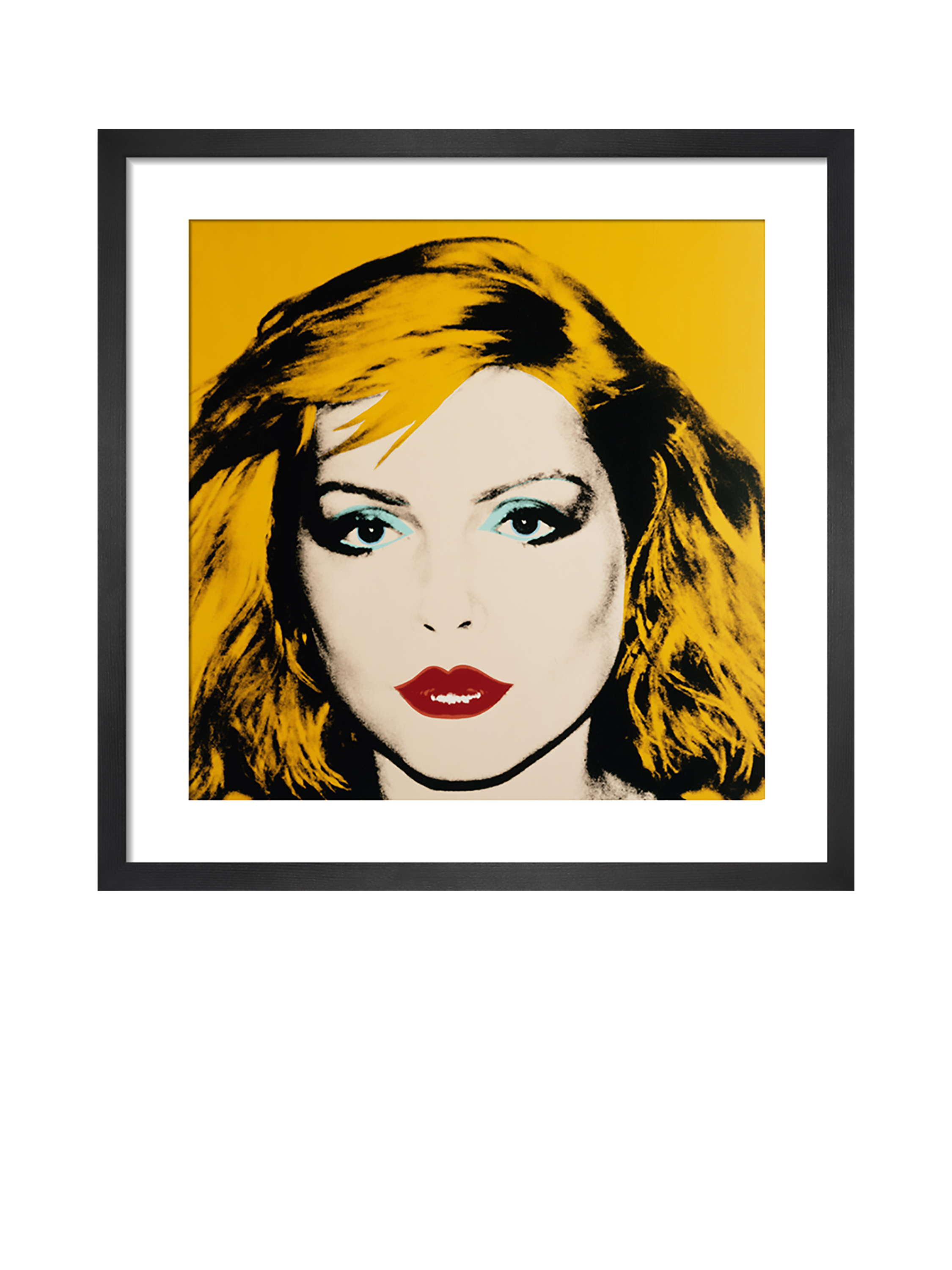 John Lewis Andy Warhol 'Debbie Harry, 1980' Framed Print & Mount, 52.5 ...