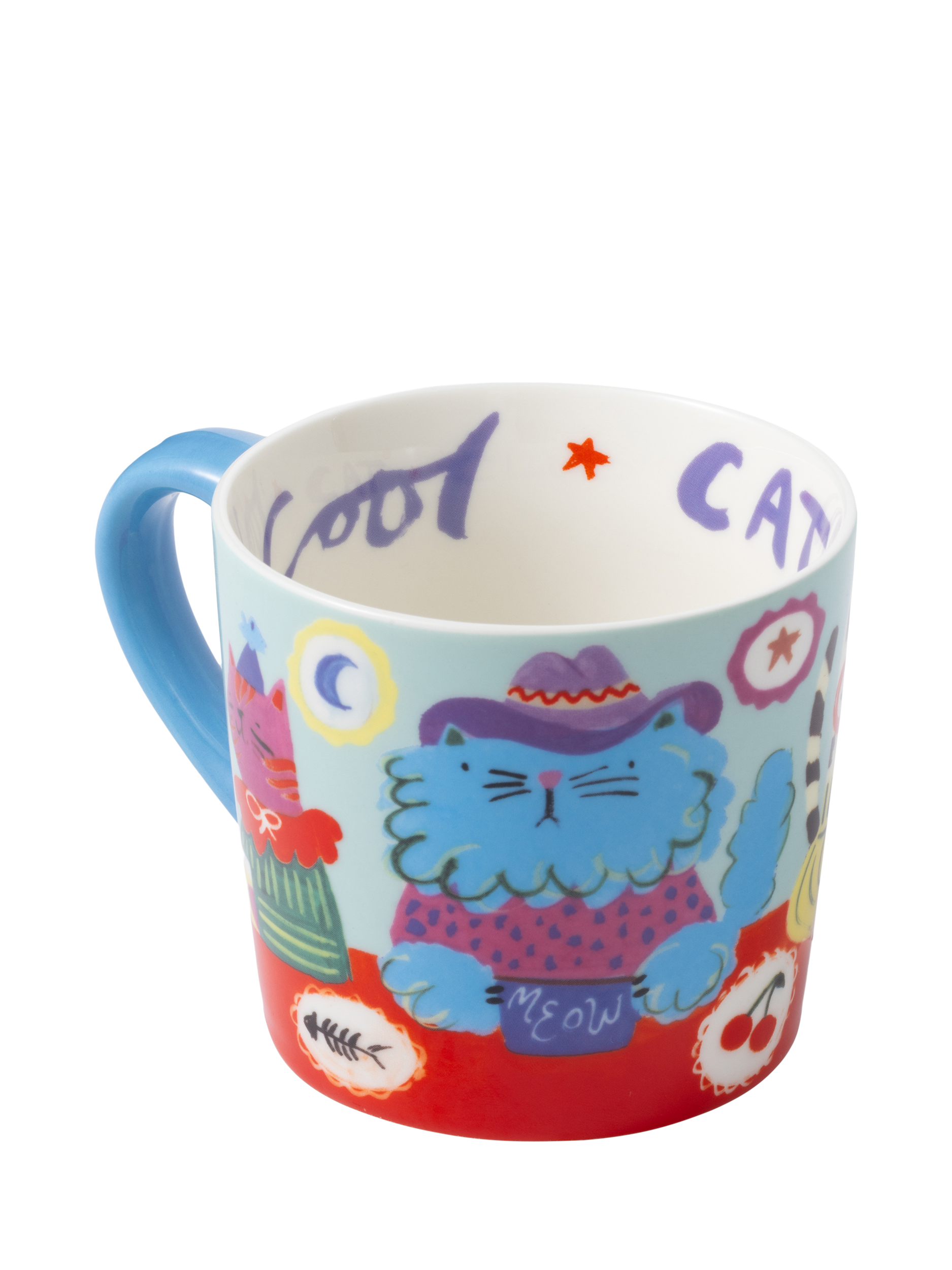 Eleanor Bowmer Cat Club New Bone China Mug, 300ml