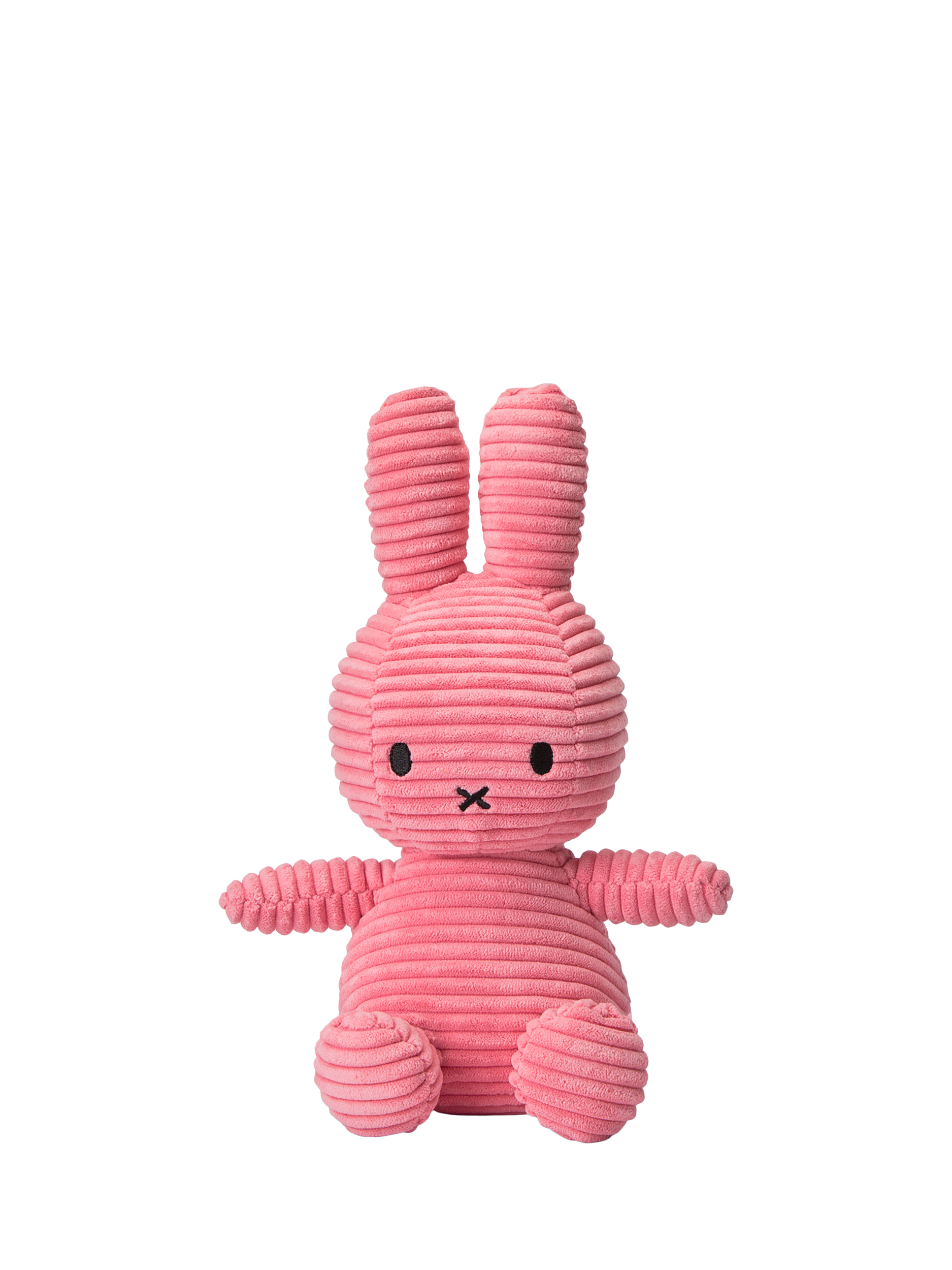 Bon Ton Toys Miffy Corduroy Soft Toy, 23cm, Bubblegum Pink
