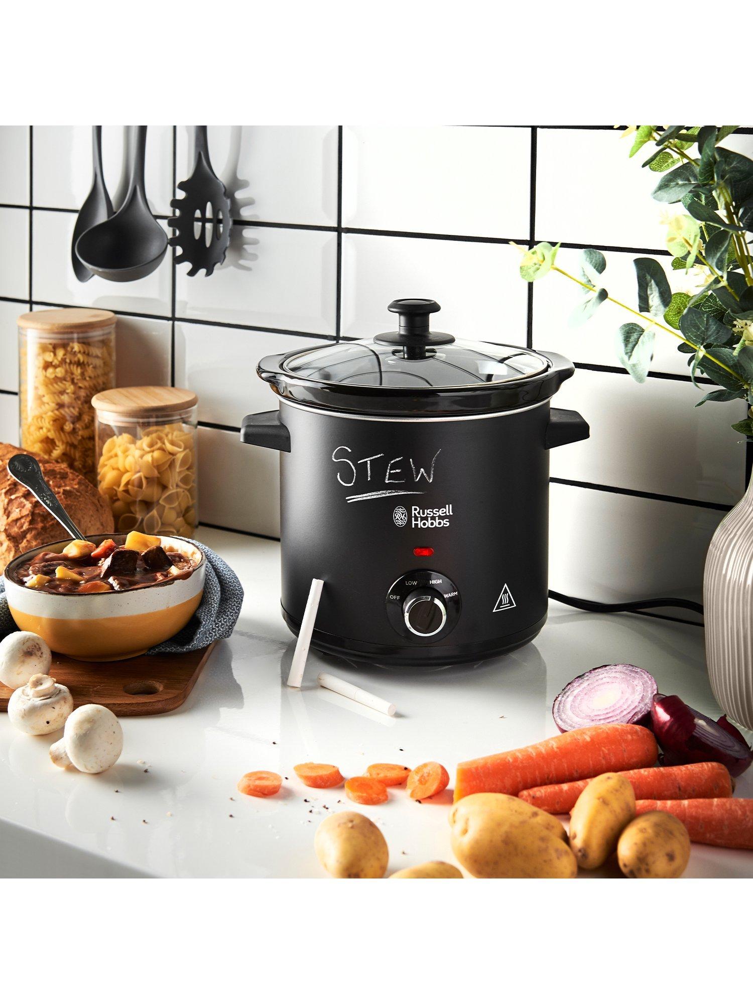 Russell Hobbs Chalkboard Slow Cooker, 3.5L, Black