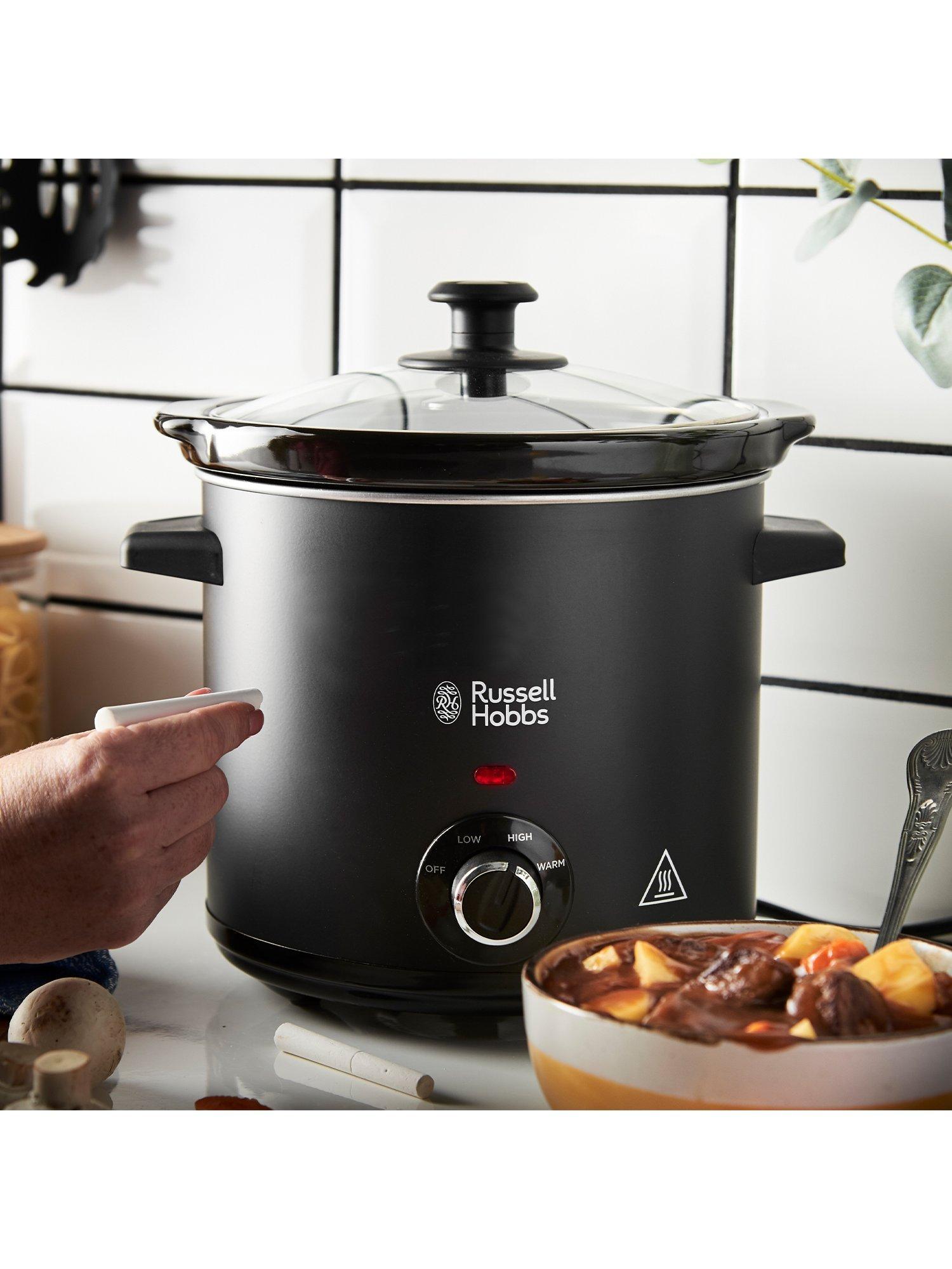 Russell Hobbs Chalkboard Slow Cooker, 3.5L, Black