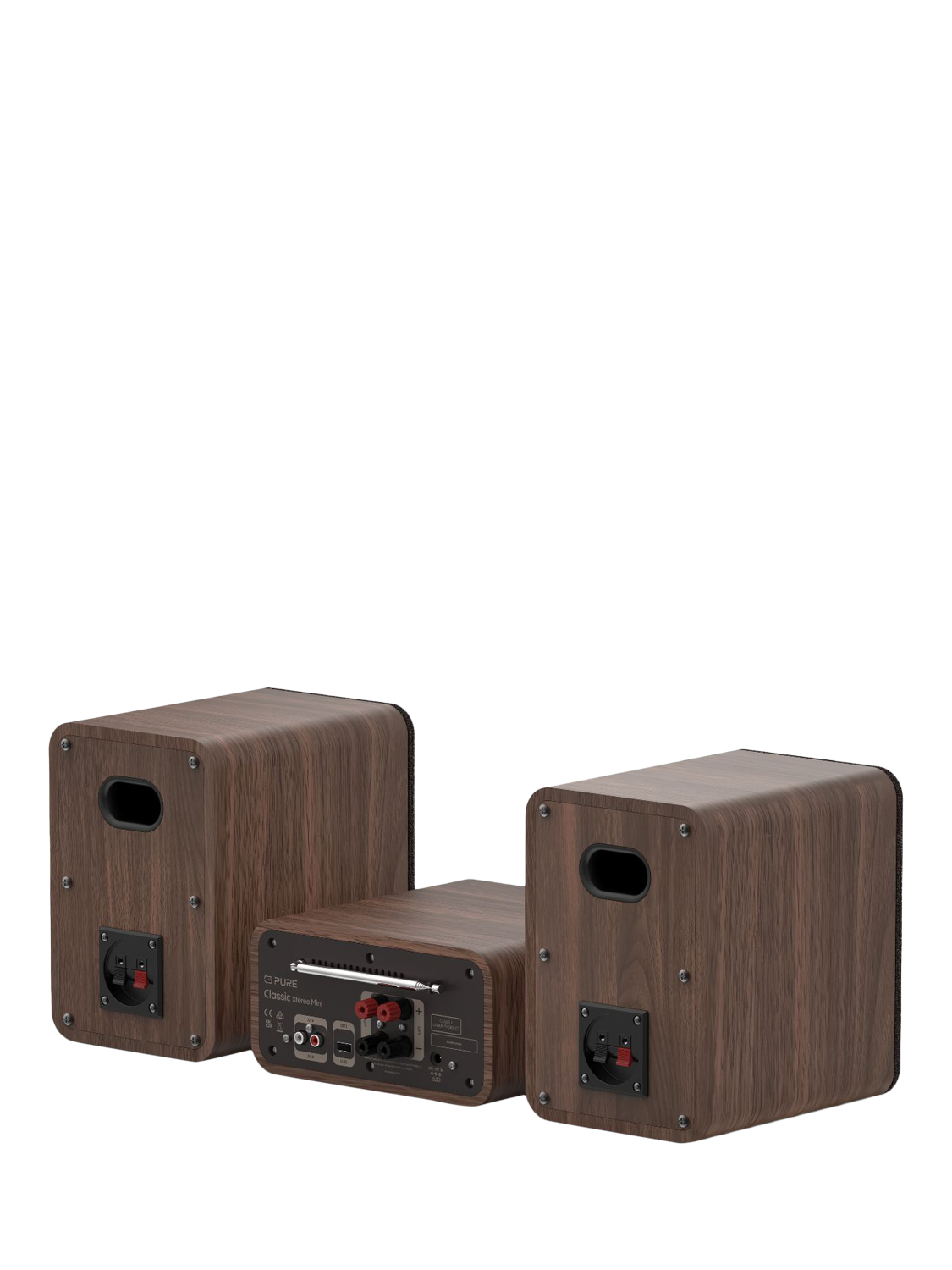 Pure Classic Stero Mini DAB+/FM Radio Bluetooth All-In-One Music System ...