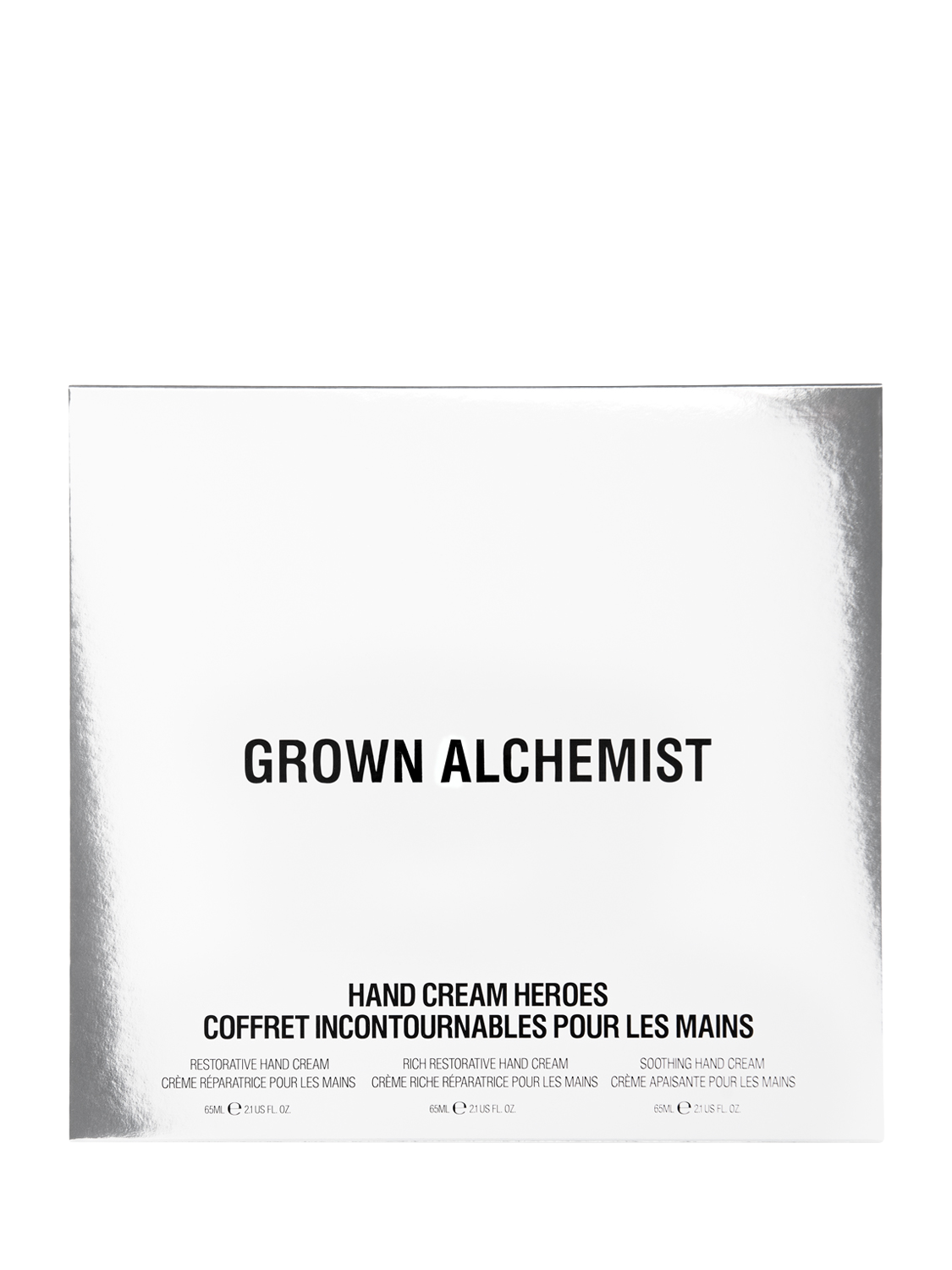 Grown Alchemist Hand Cream Heroes Hand Care Gift Set, 3 x 65ml