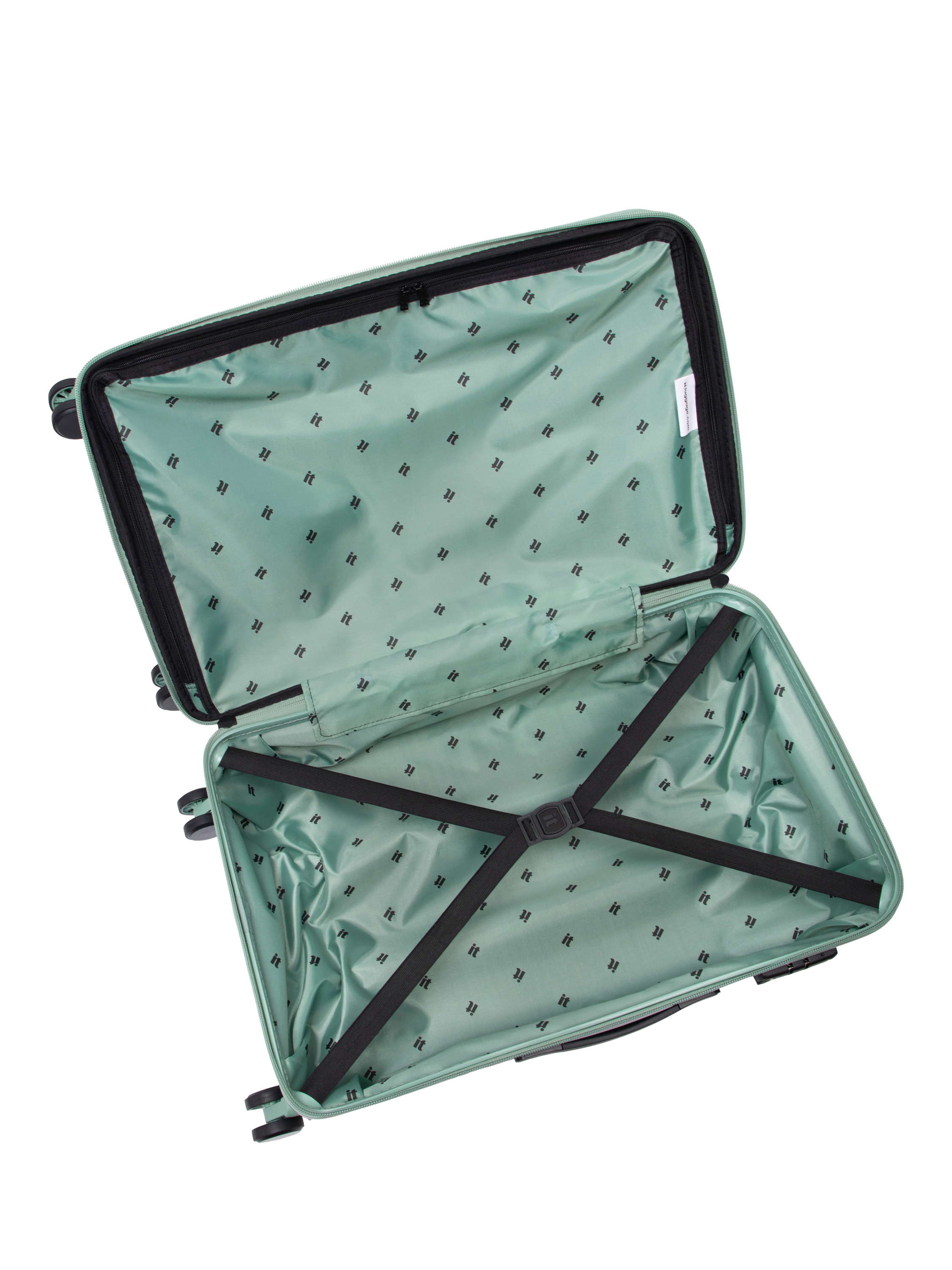 it luggage Jumbo 8-Wheel 71cm Expandable Medium Suitcase, 100L, Granite ...