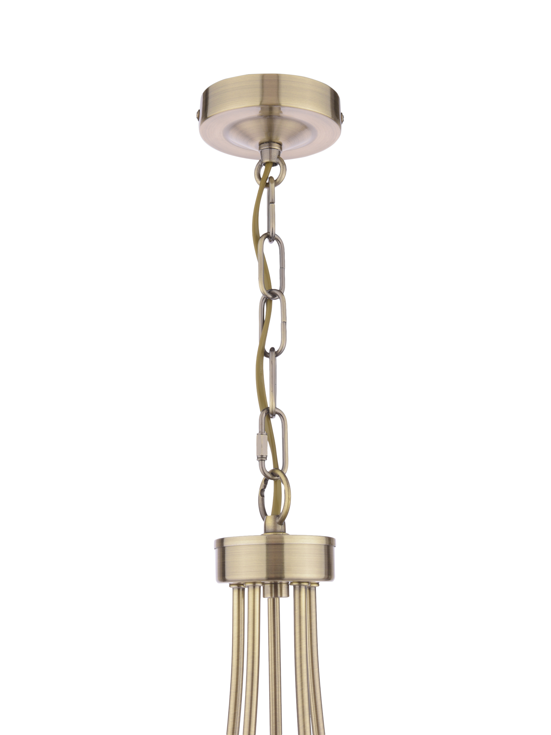 Laura Ashley Southwell 5 Arm Glass Shade Chandelier Ceiling Light ...