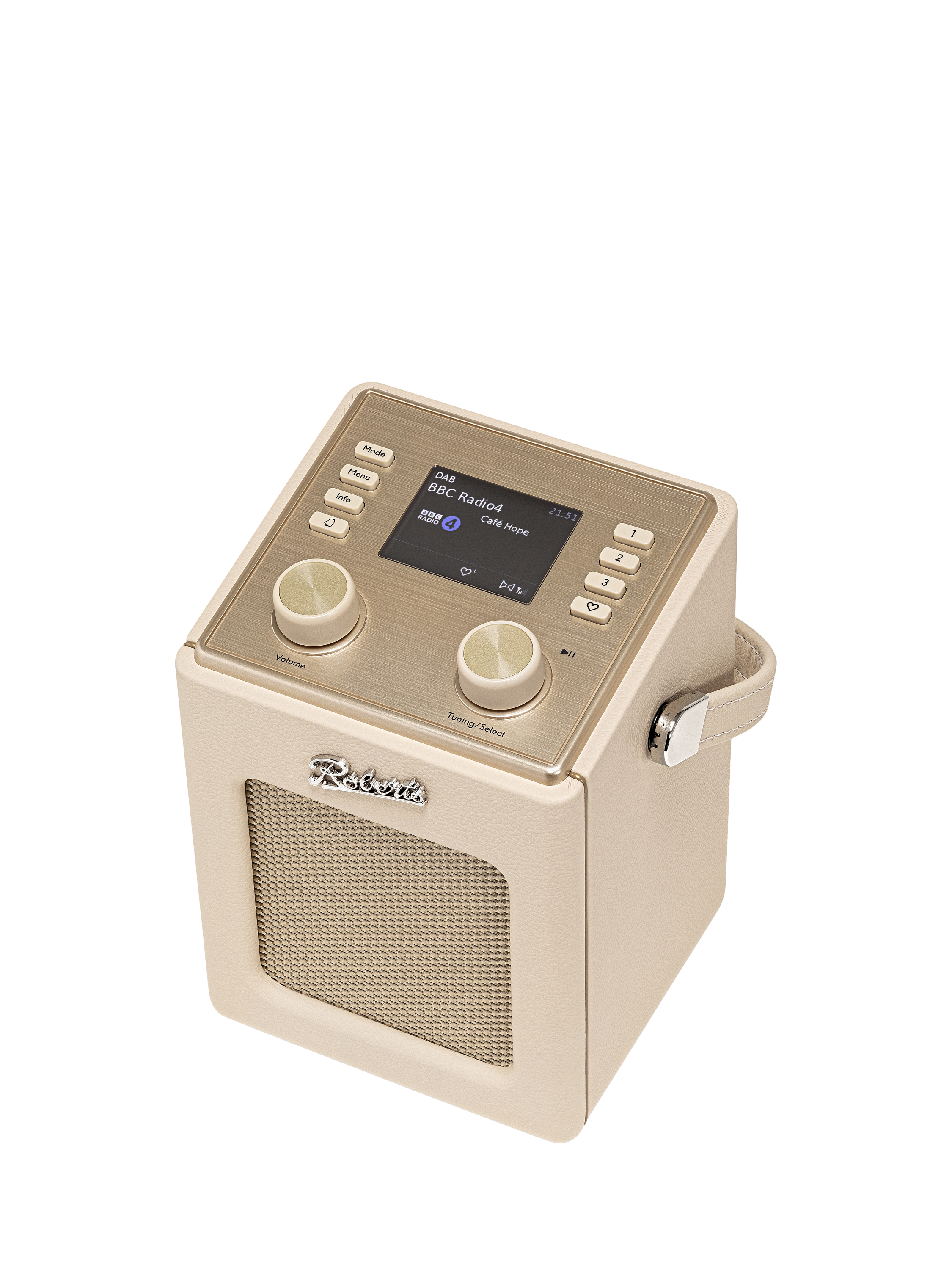 Roberts Revival Mini DAB/DAB+/FM Bluetooth Portable Digital Alarm Clock ...